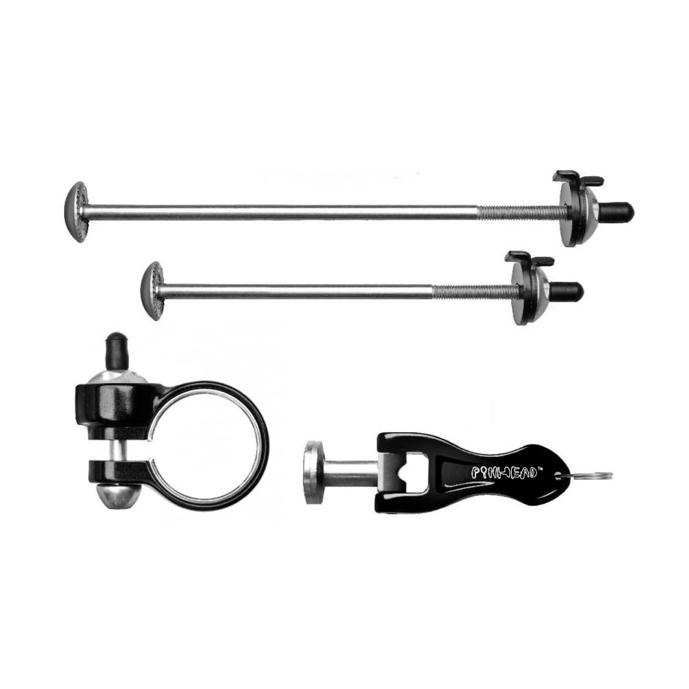 Pinhead Bicycle 3-Pack Locking Set Quick Release Wheel Skewers ...