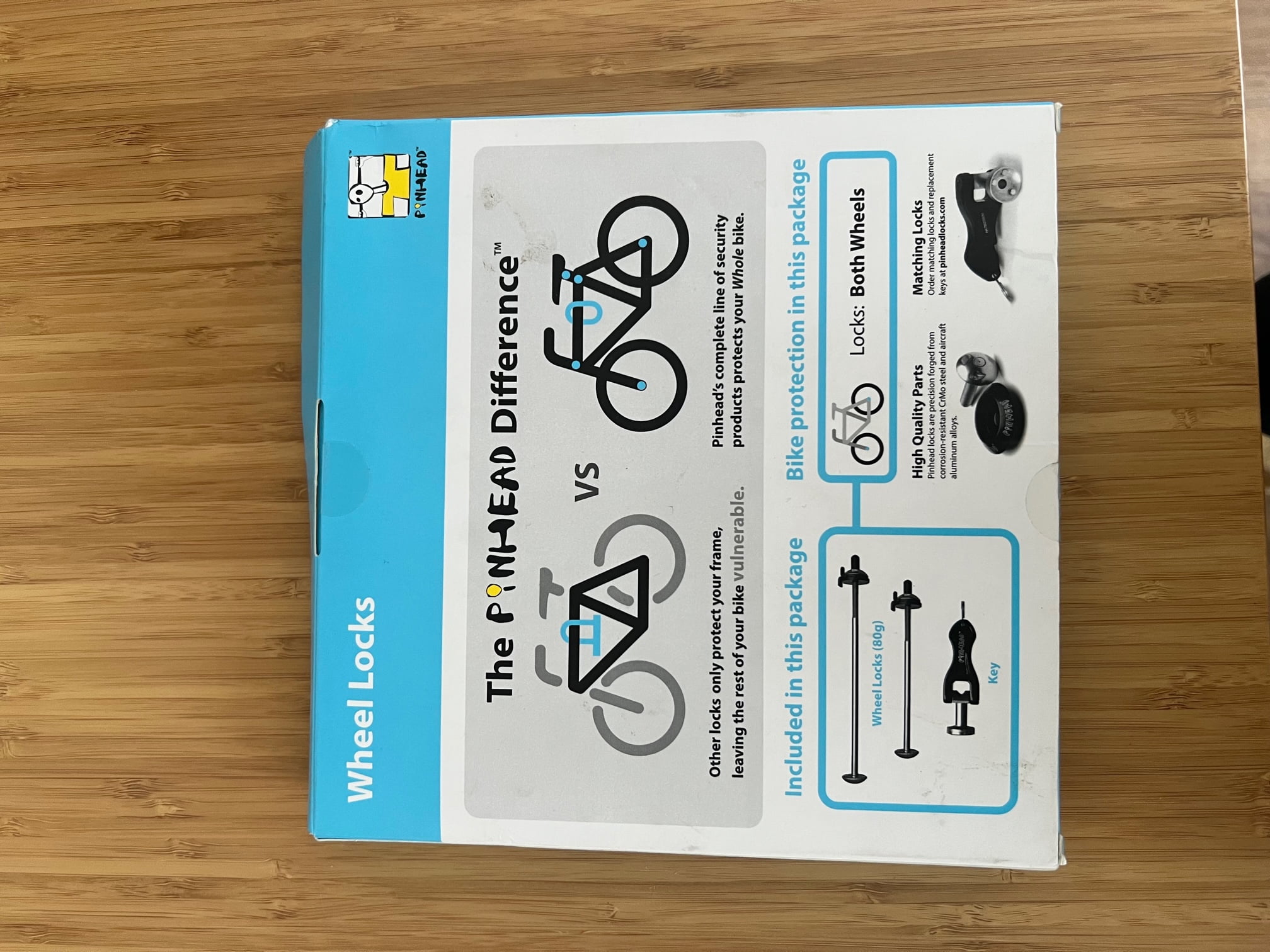 Free Shipping! Pinhead Bike Locking Skewer Set of 2 Pieces - Walmart ...