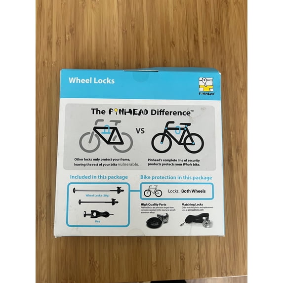 Free Shipping! Pinhead Bike Locking Skewer Set of 2 Pieces - Walmart ...