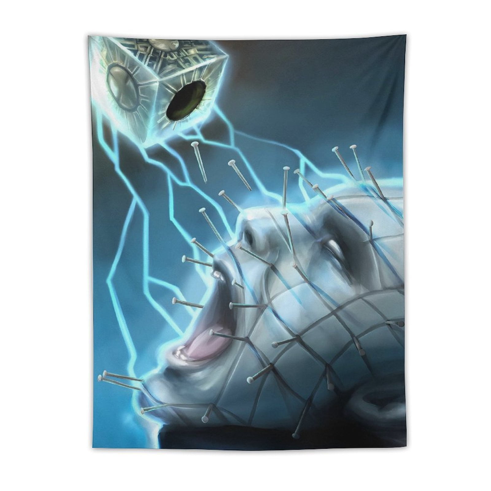 Pinhead Hellraiser Tapestry Bedroom Indie Vertical Tapestry Wall ...