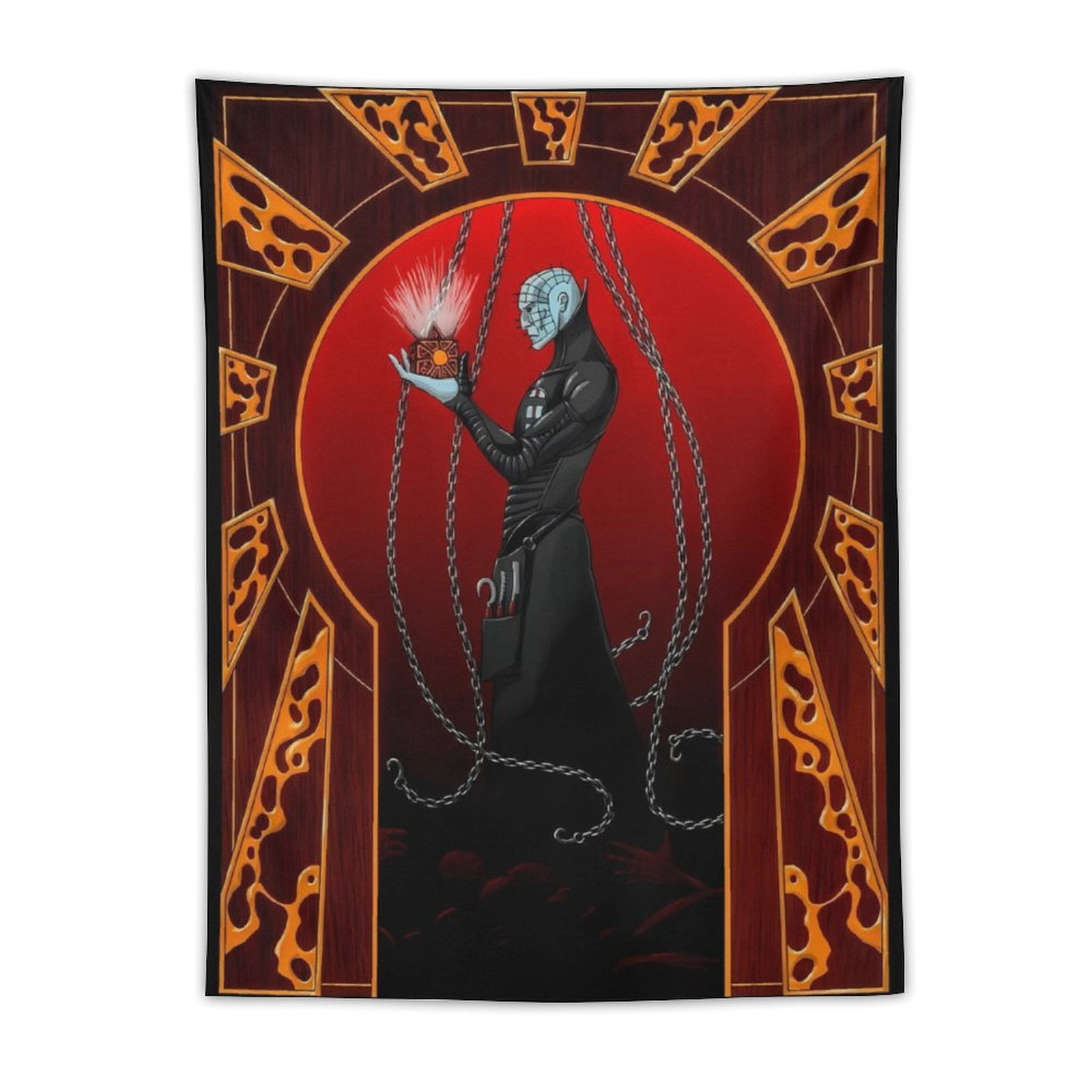 Pinhead Hellraiser Tapestry Bedroom Indie Vertical Tapestry Wall ...
