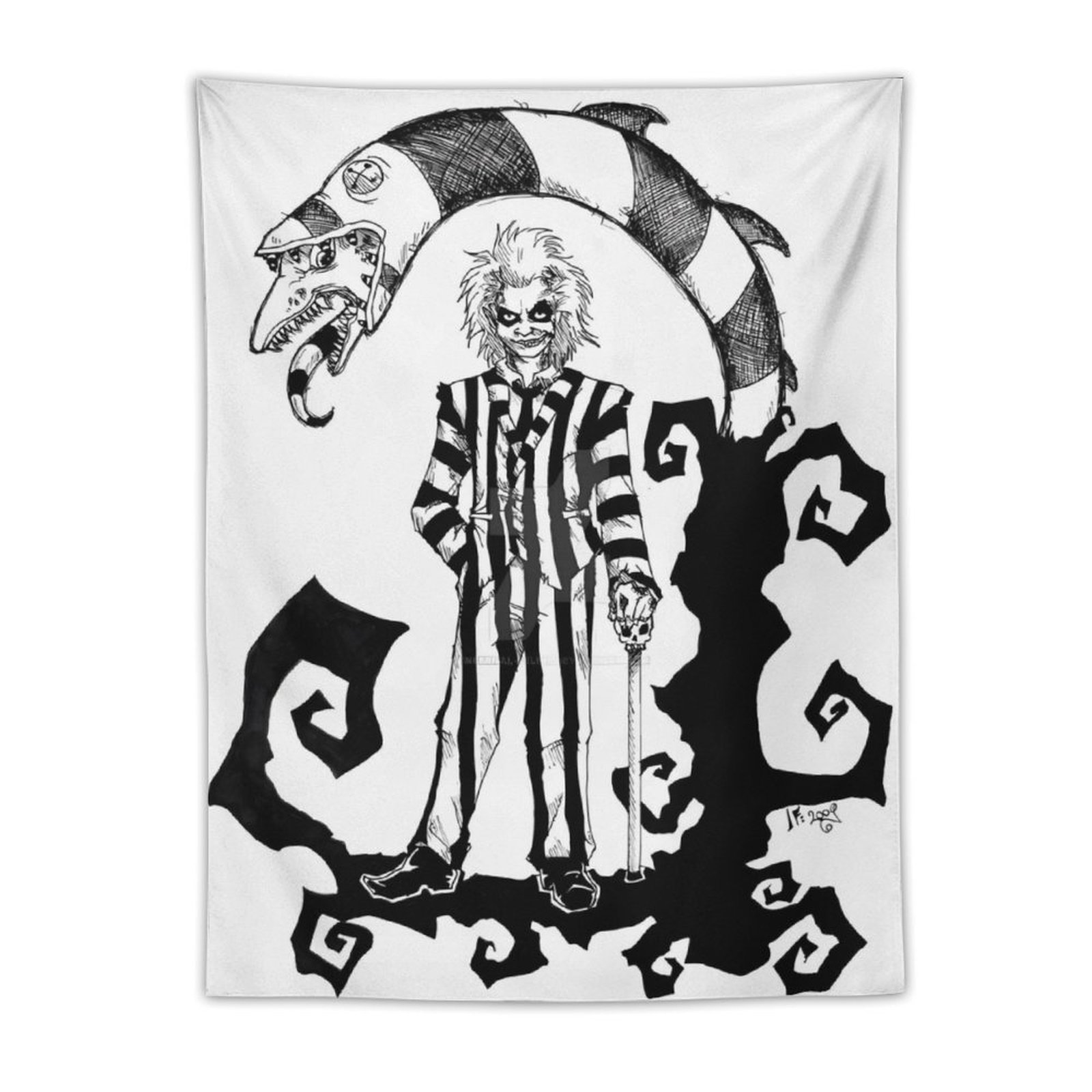 Pinhead Hellraiser Tapestry Bedroom Indie Vertical Tapestry Wall ...