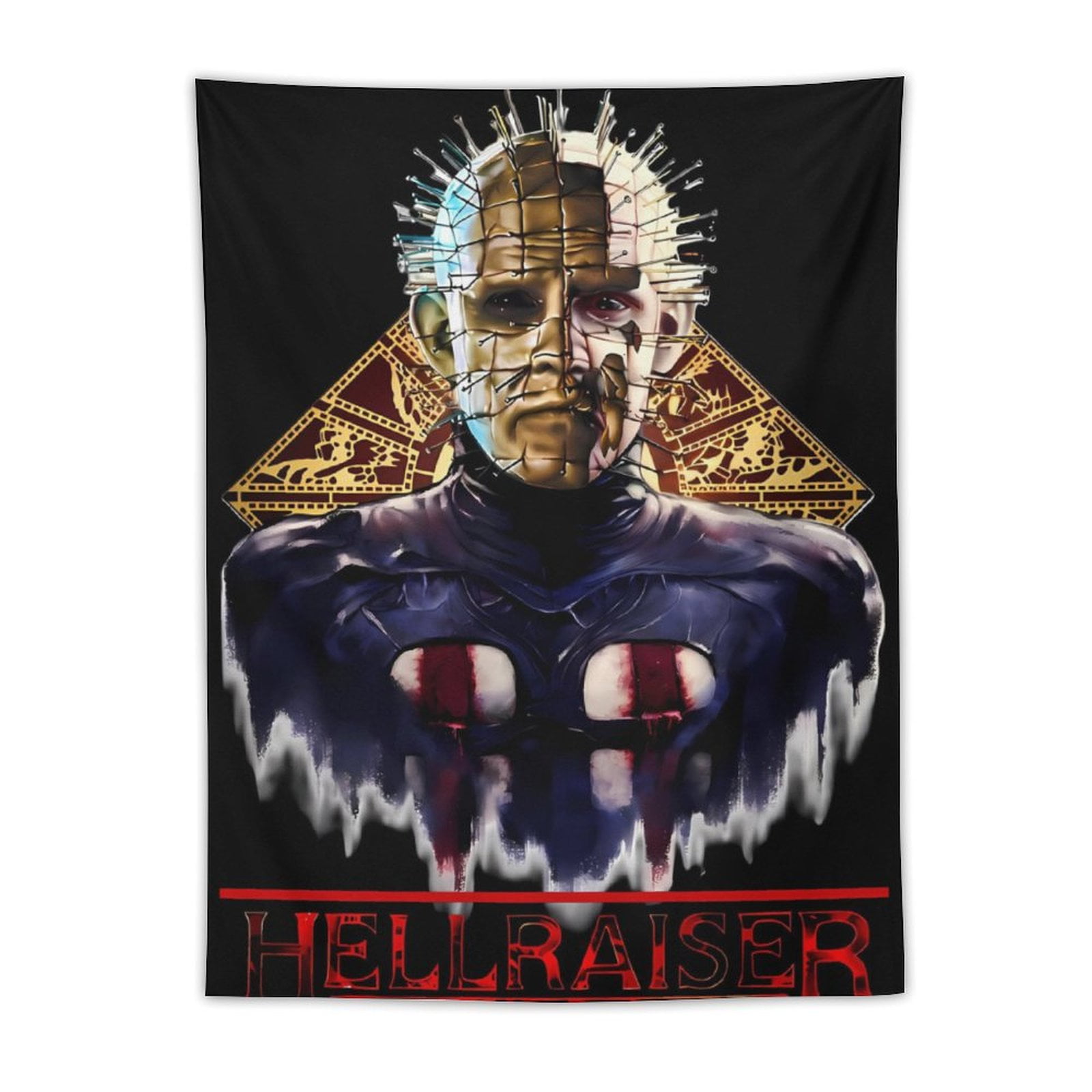 Pinhead Hellraiser Tapestry Bedroom Indie Vertical Tapestry Wall ...