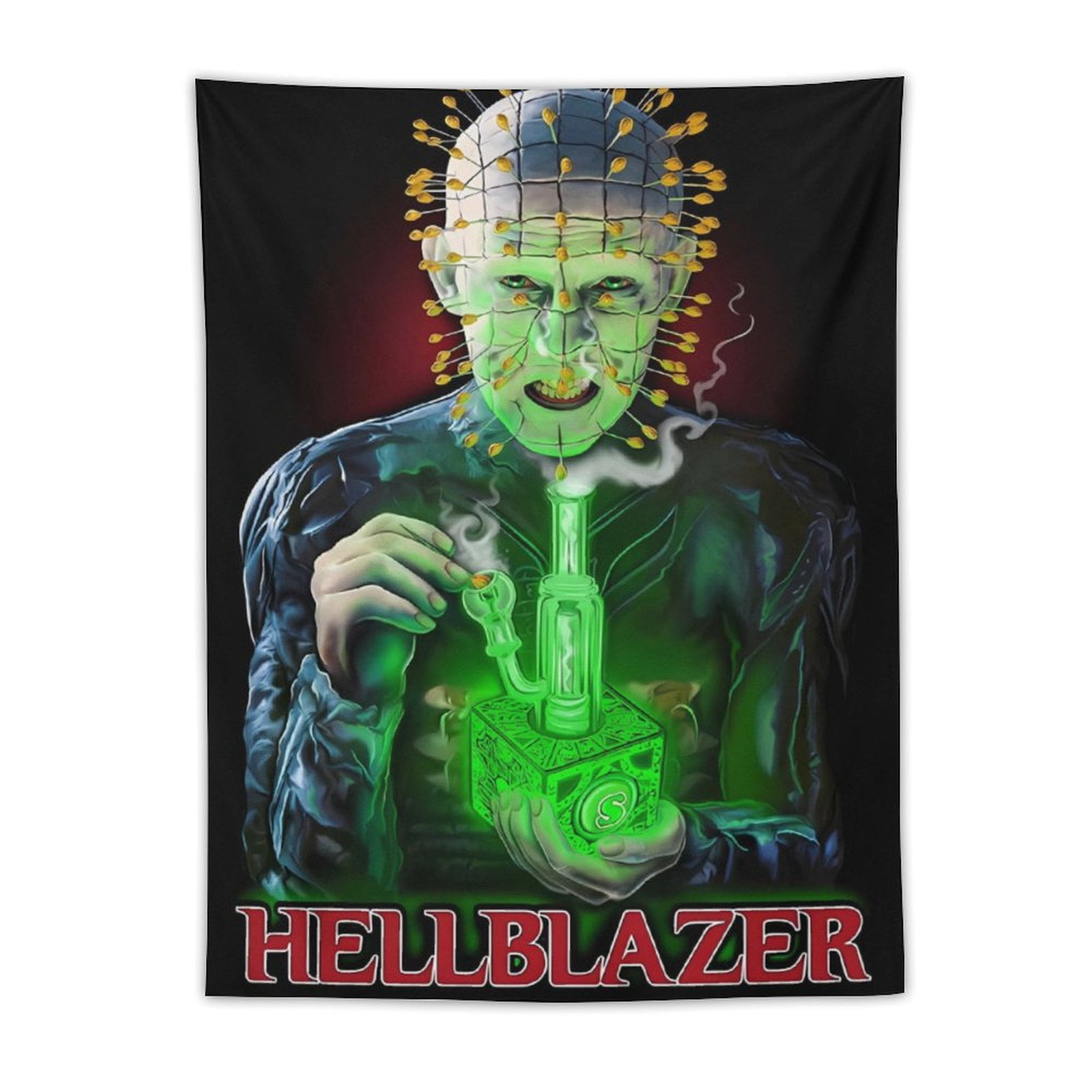 Pinhead Hellraiser Tapestry Bedroom Indie Vertical Tapestry Wall ...
