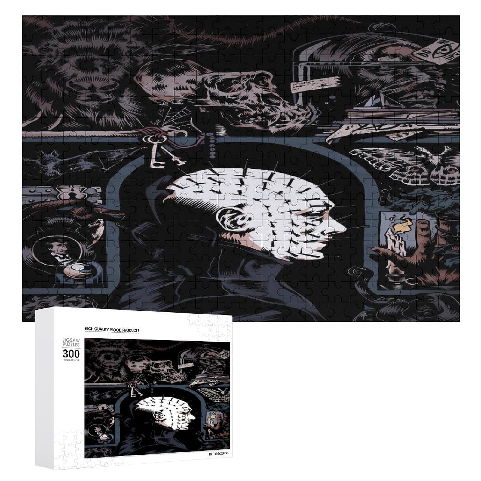 Pinhead Hellraiser Wooden Picture Puzzle-Eco-Friendly Wood, Educational ...