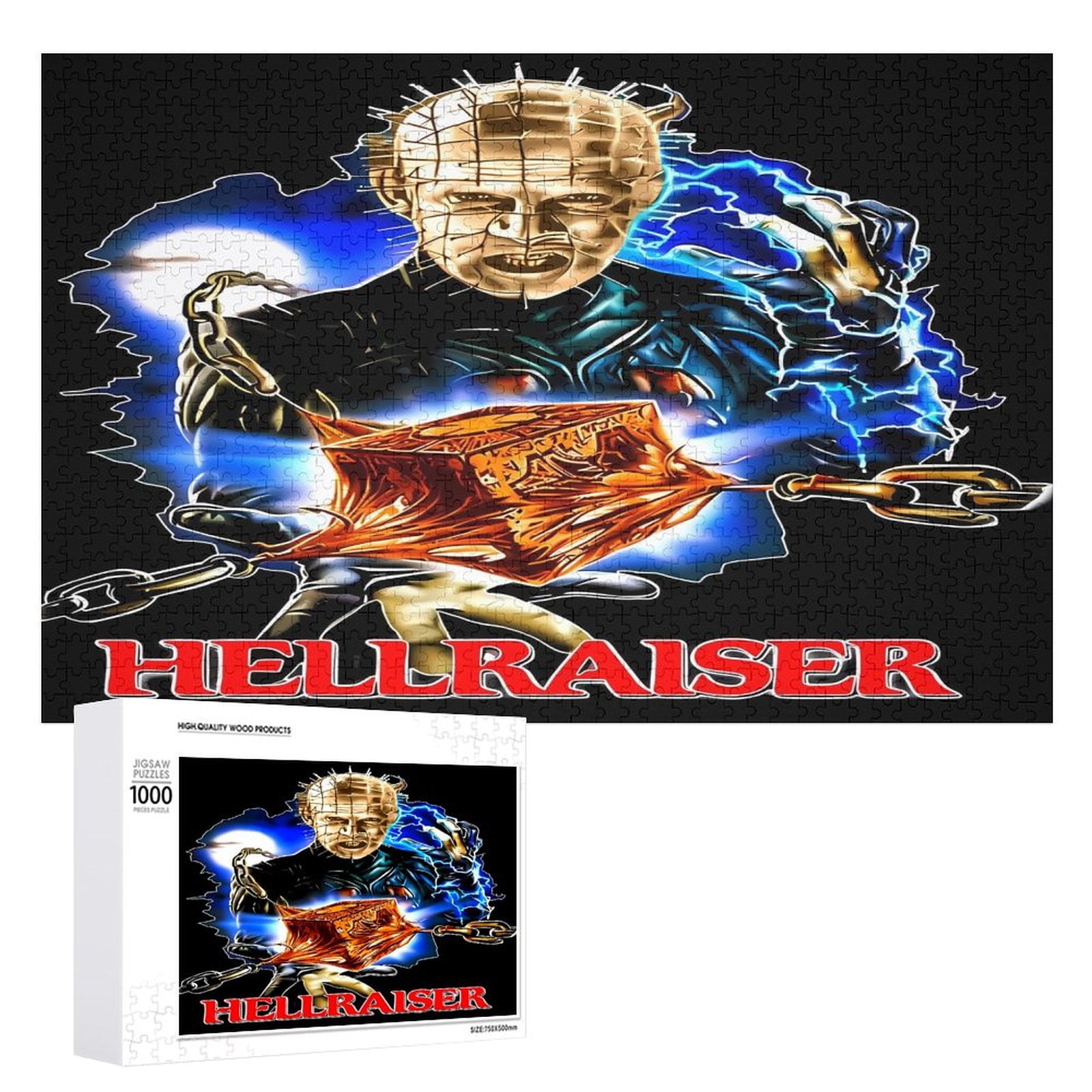 Pinhead Hellraiser Wooden Picture Puzzle-Eco-Friendly Wood, Educational ...