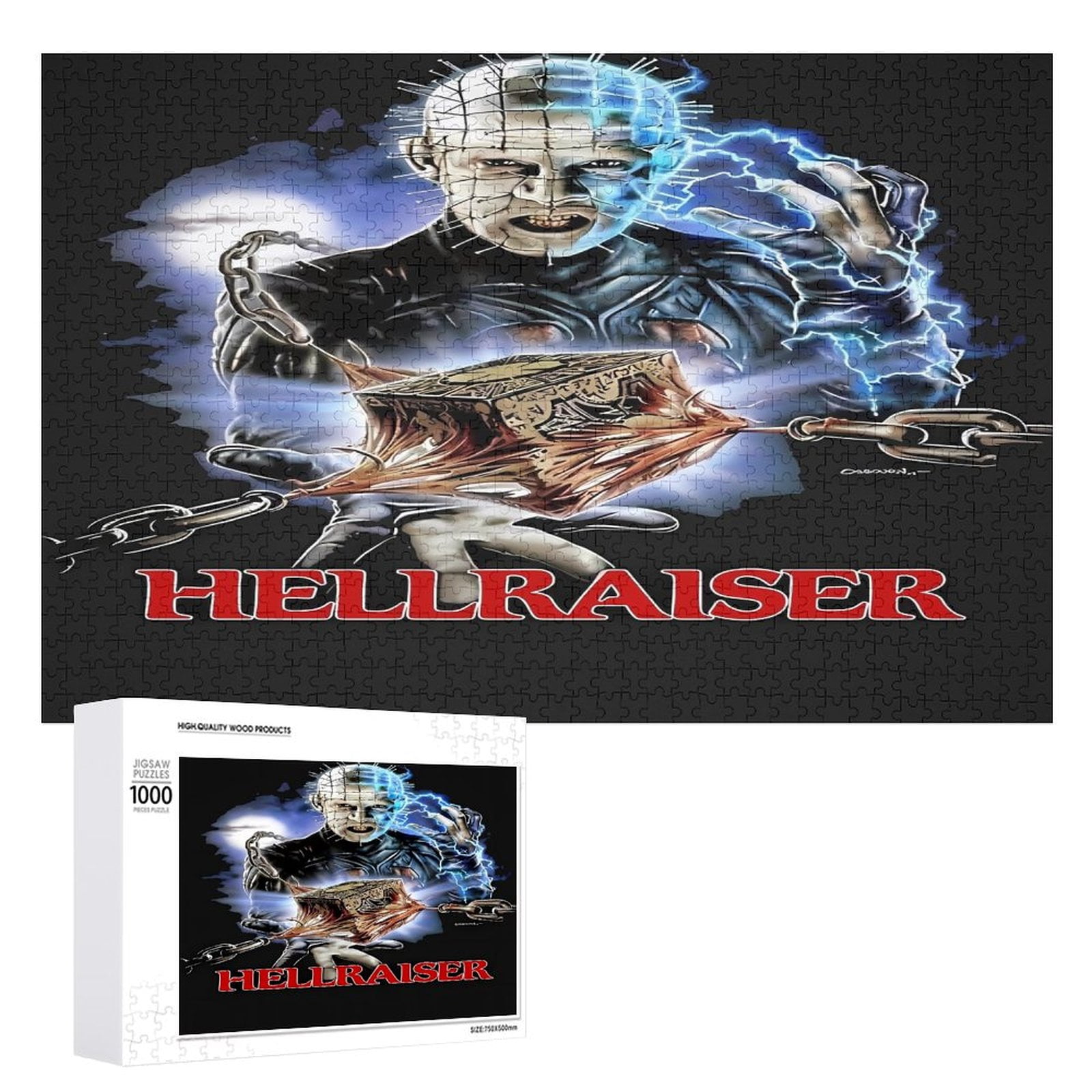 Pinhead Hellraiser Wooden Picture Puzzle-Eco-Friendly Wood, Educational ...