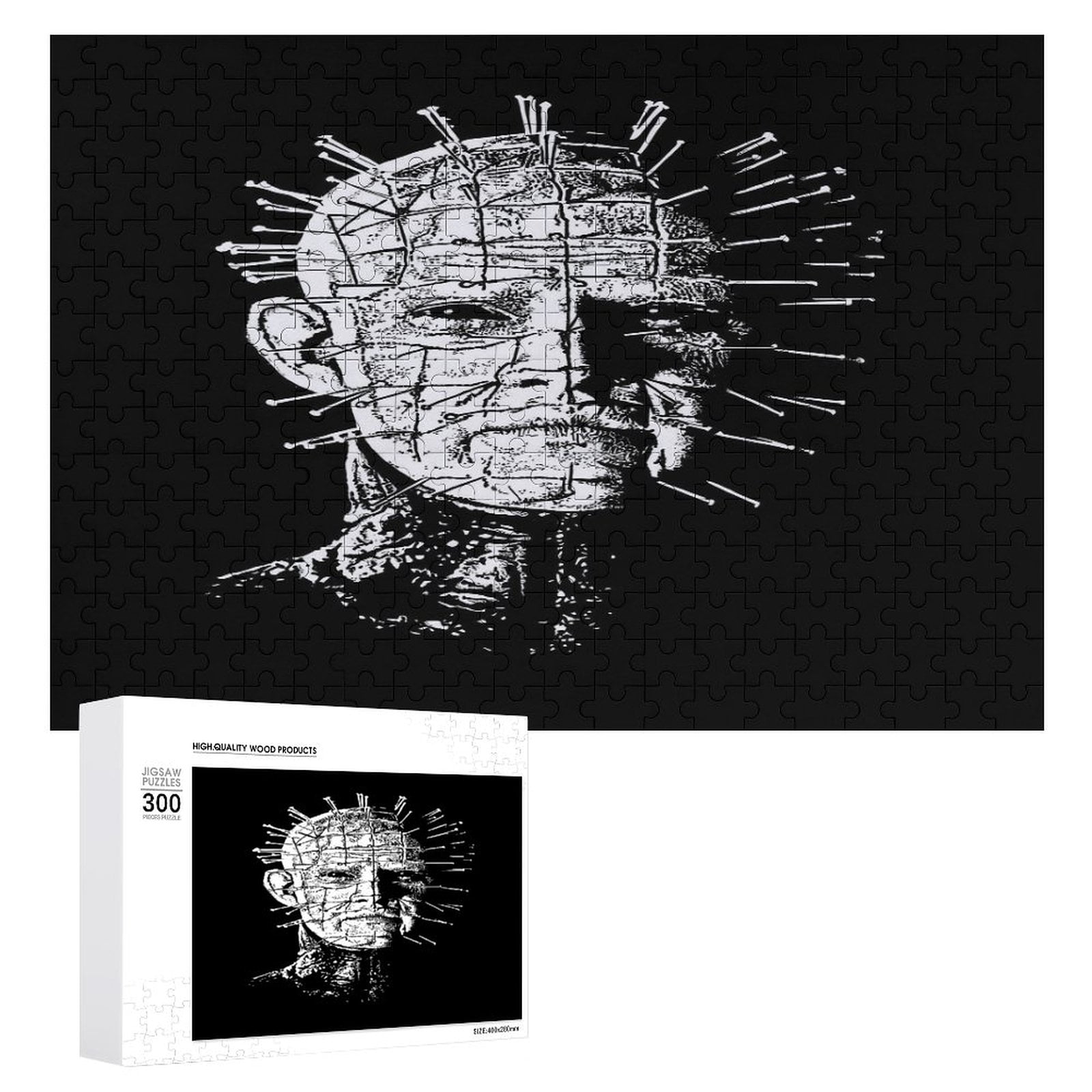 Pinhead Hellraiser Wooden Picture Puzzle-Eco-Friendly Wood, Educational ...