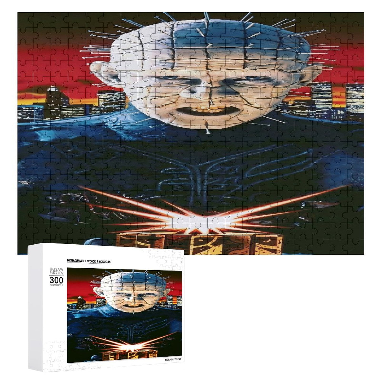Pinhead Hellraiser Wooden Picture Puzzle-Eco-Friendly Wood, Educational ...