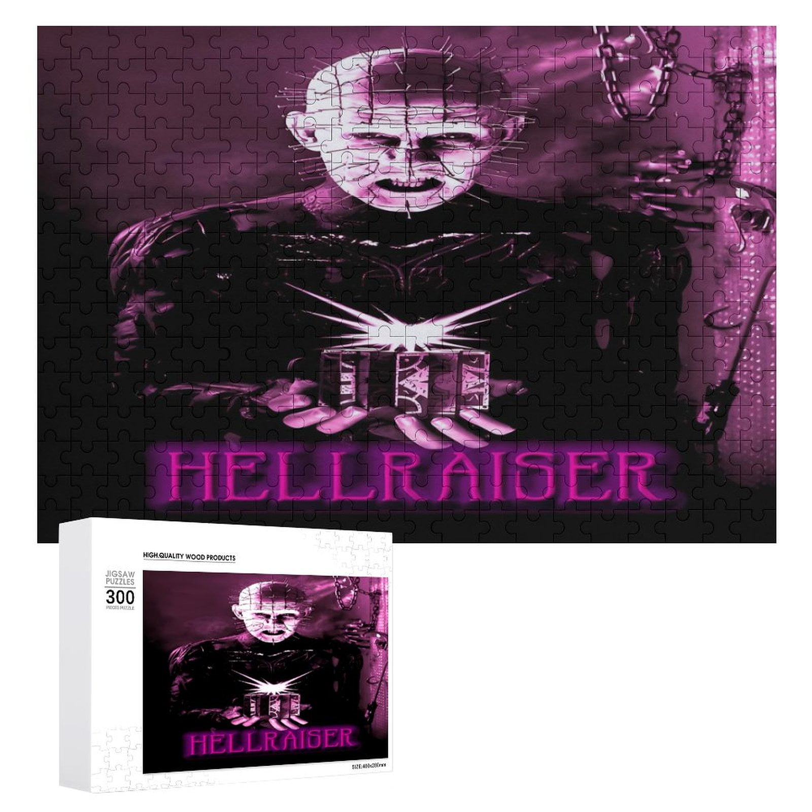 Pinhead Hellraiser Wooden Picture Puzzle-Eco-Friendly Wood, Educational ...