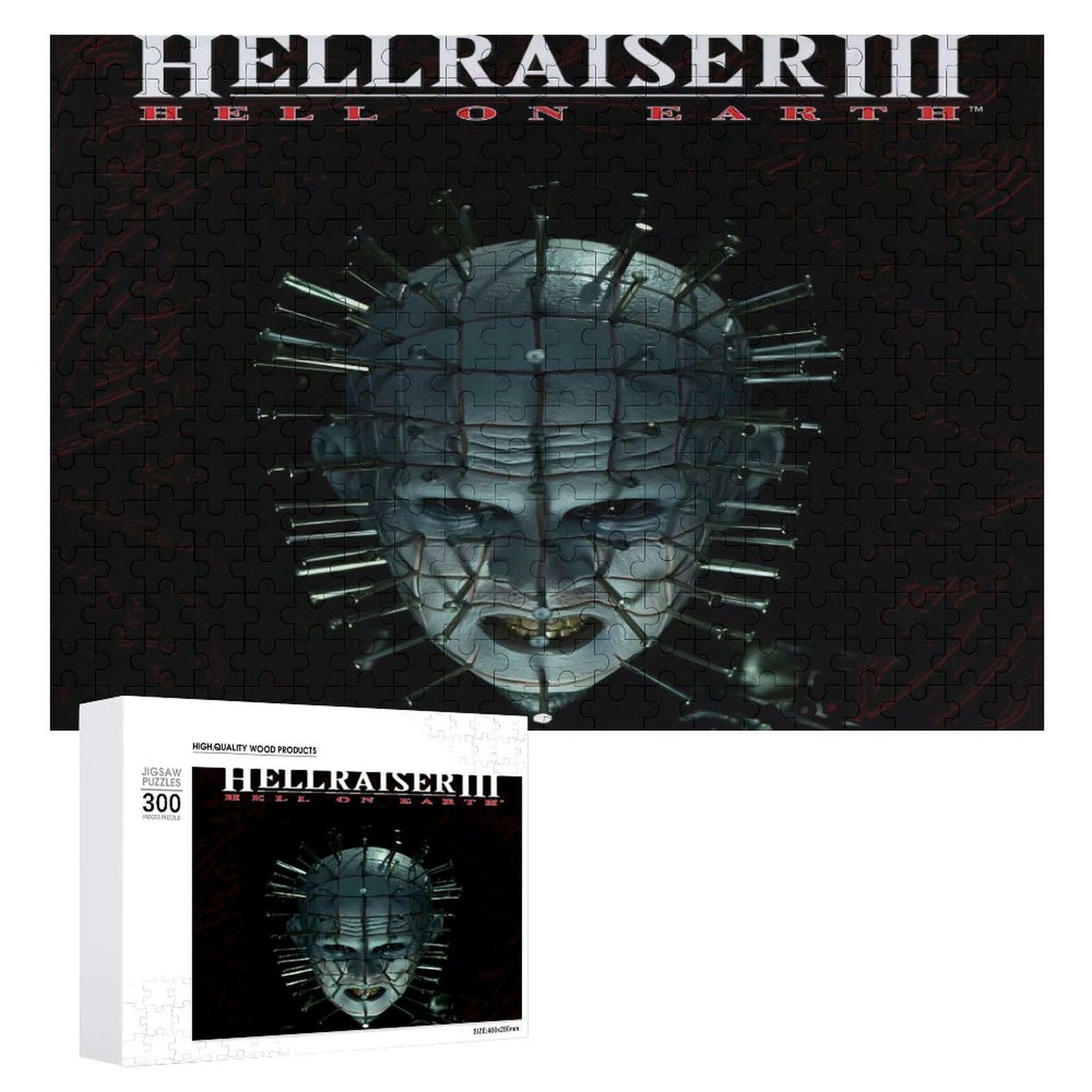 Pinhead Hellraiser Wooden Picture Puzzle-Eco-Friendly Wood, Educational ...