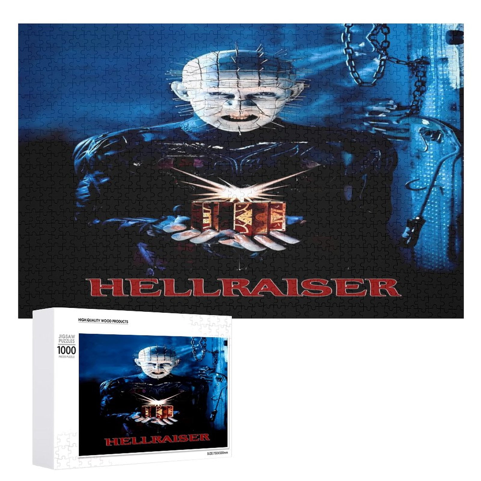 Pinhead Hellraiser Wooden Picture Puzzle-Eco-Friendly Wood, Educational ...
