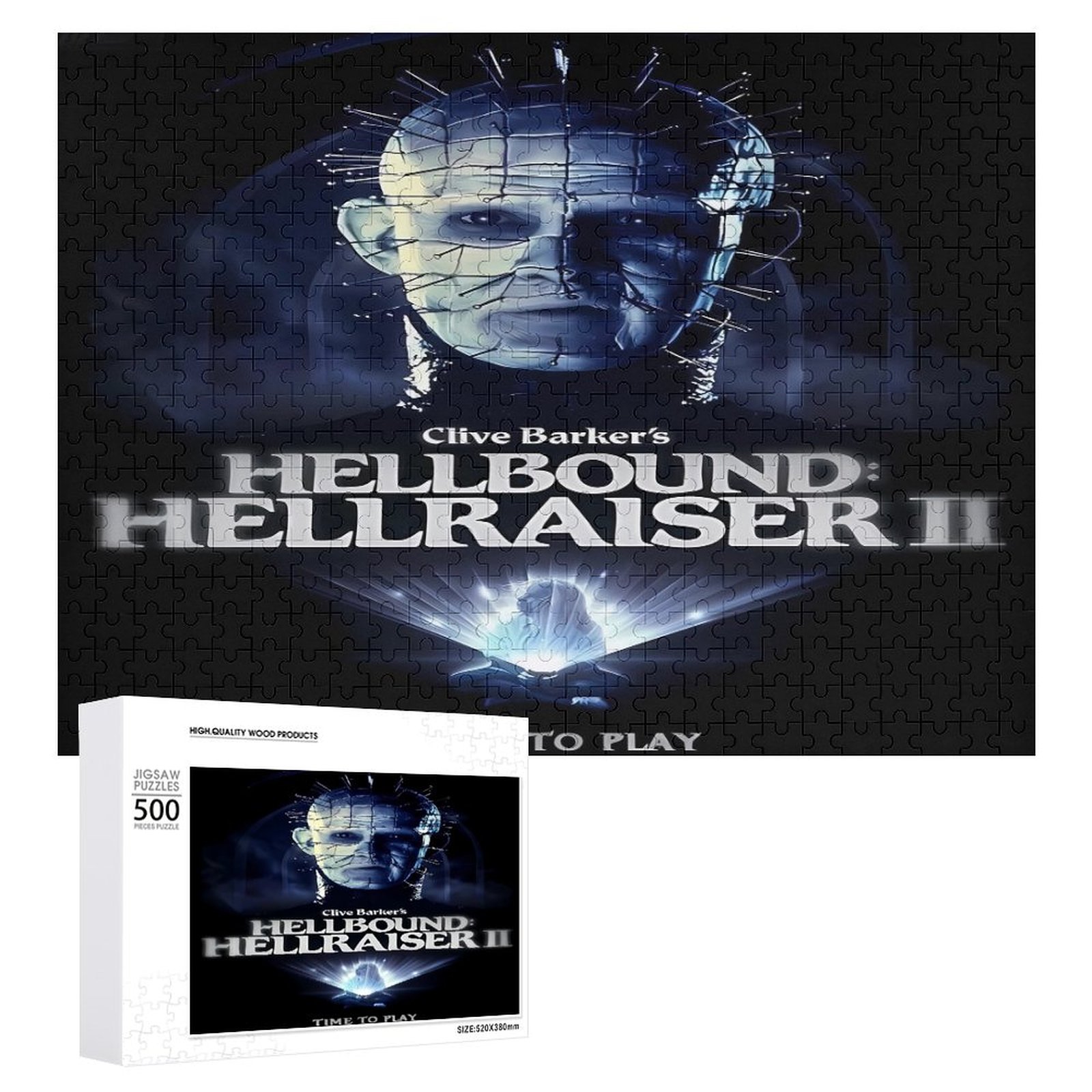 Pinhead Hellraiser Wooden Picture Puzzle-Eco-Friendly Wood, Educational ...