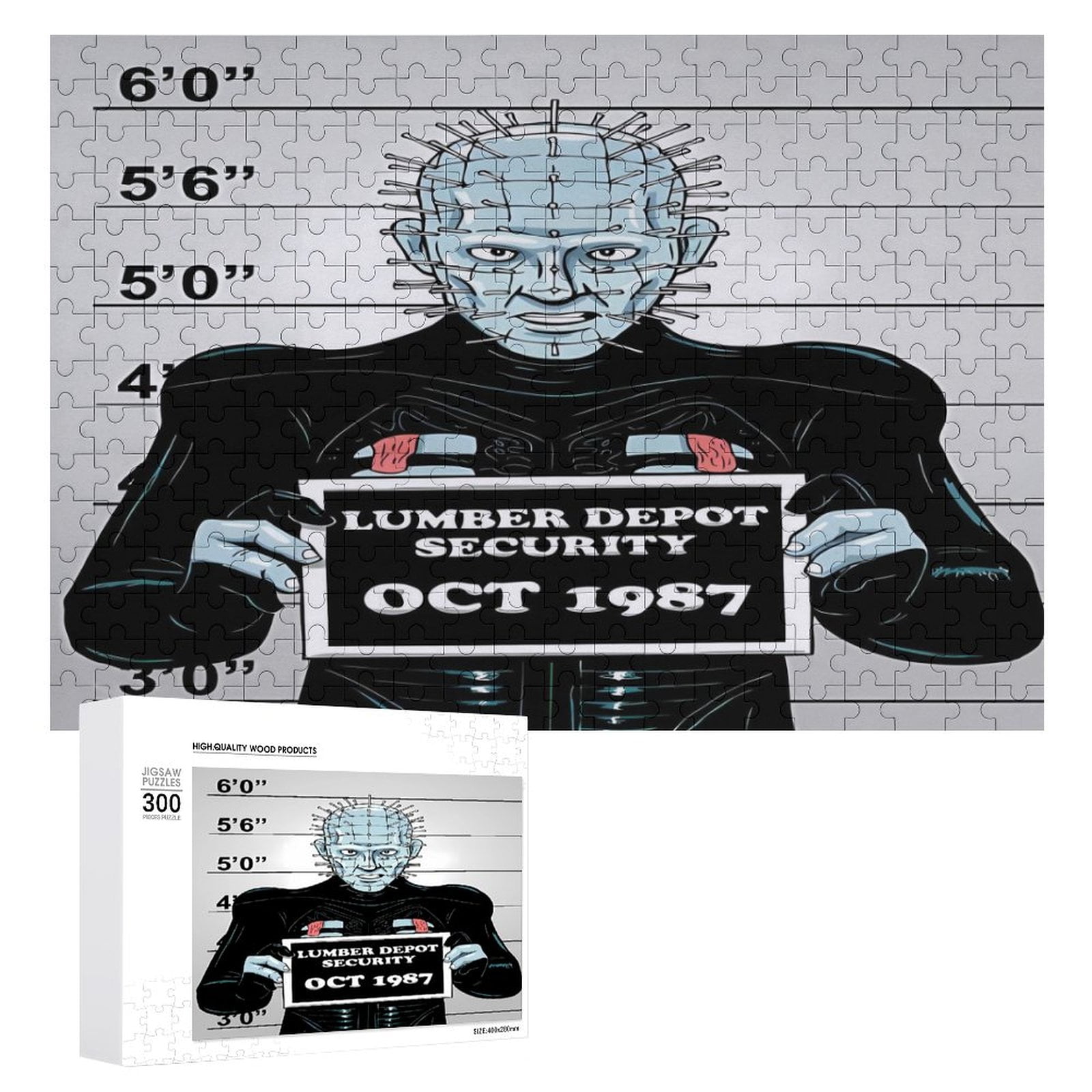 Pinhead Hellraiser Wooden Picture Puzzle-Eco-Friendly Wood, Educational ...