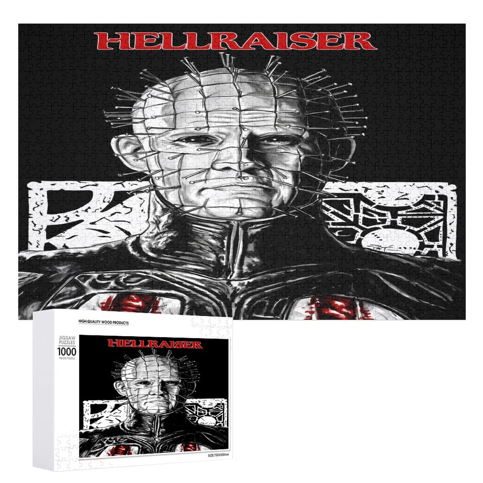 Pinhead Hellraiser Wooden Picture Puzzle-Eco-Friendly Wood, Educational ...