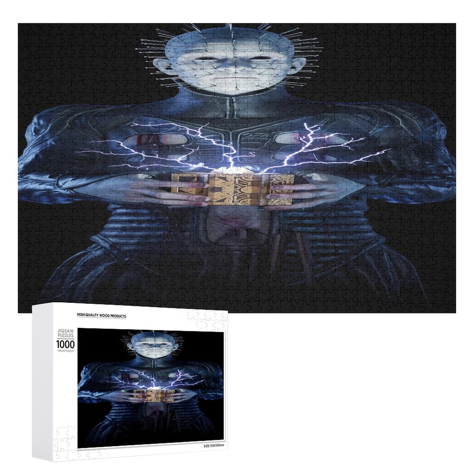 Pinhead Hellraiser Wooden Picture Puzzle-Eco-Friendly Wood, Educational ...