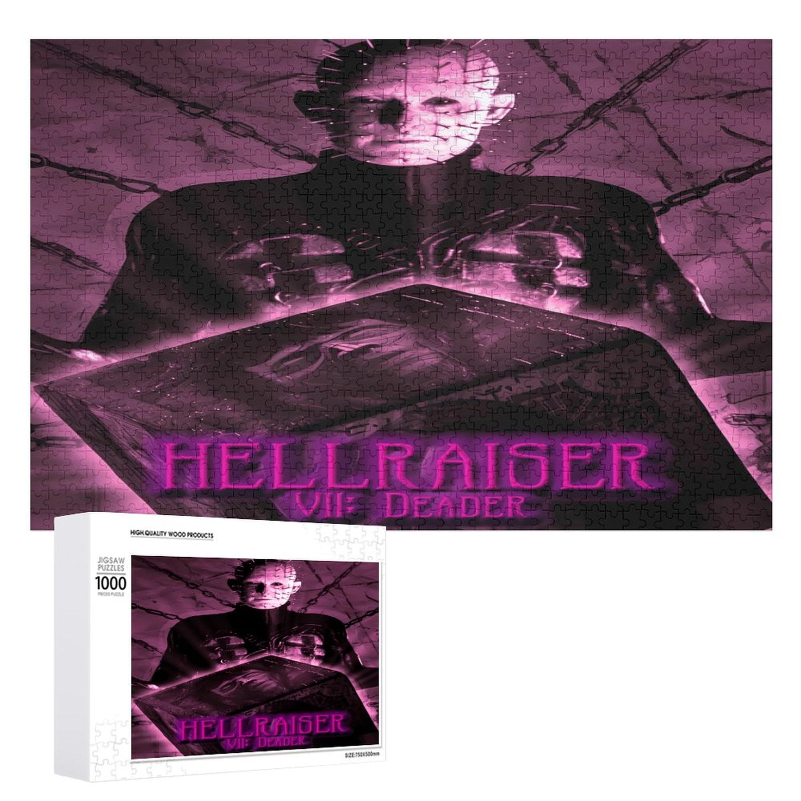 Pinhead Hellraiser Wooden Picture Puzzle-Eco-Friendly Wood, Educational ...