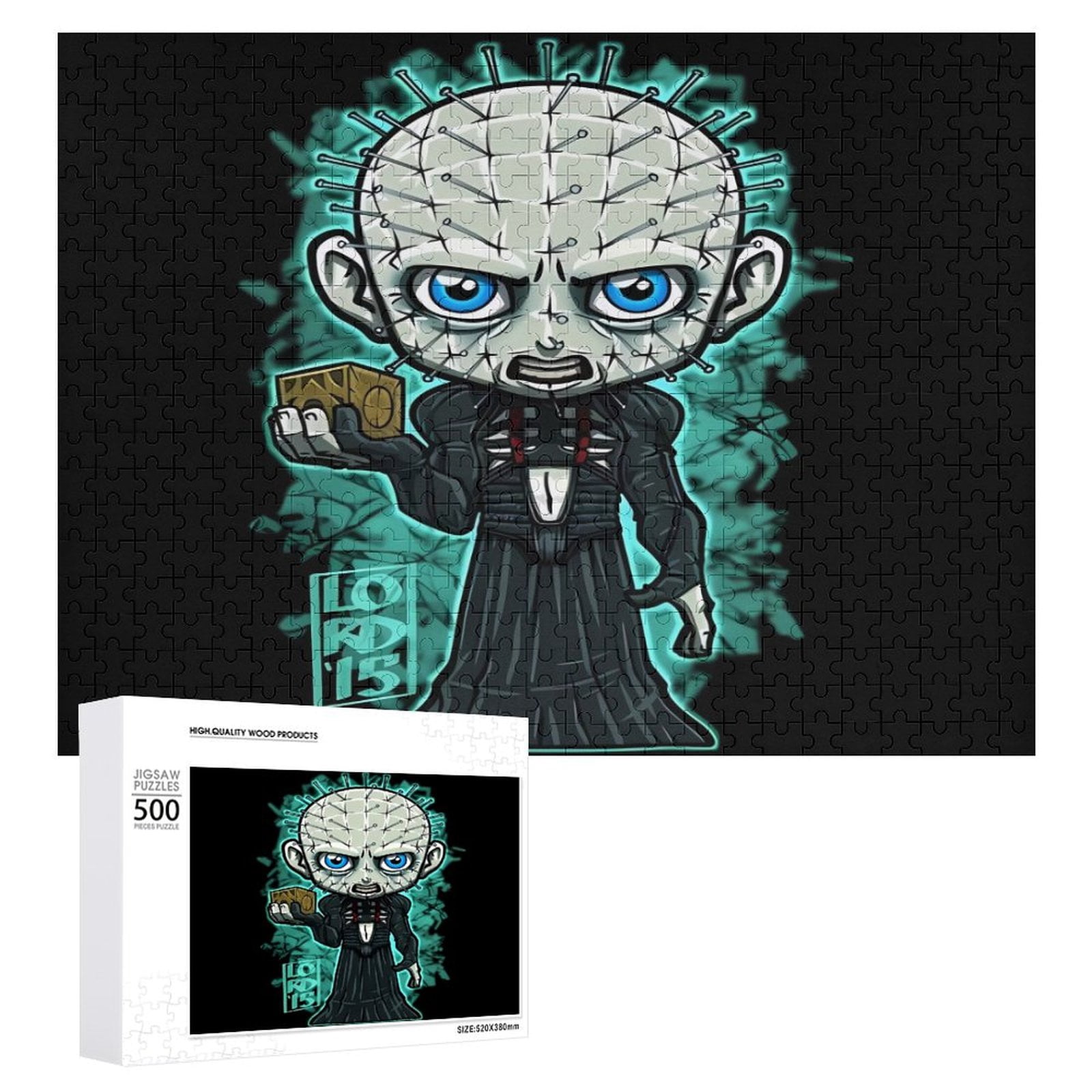 Pinhead Hellraiser Wooden Picture Puzzle-Eco-Friendly Wood, Educational ...