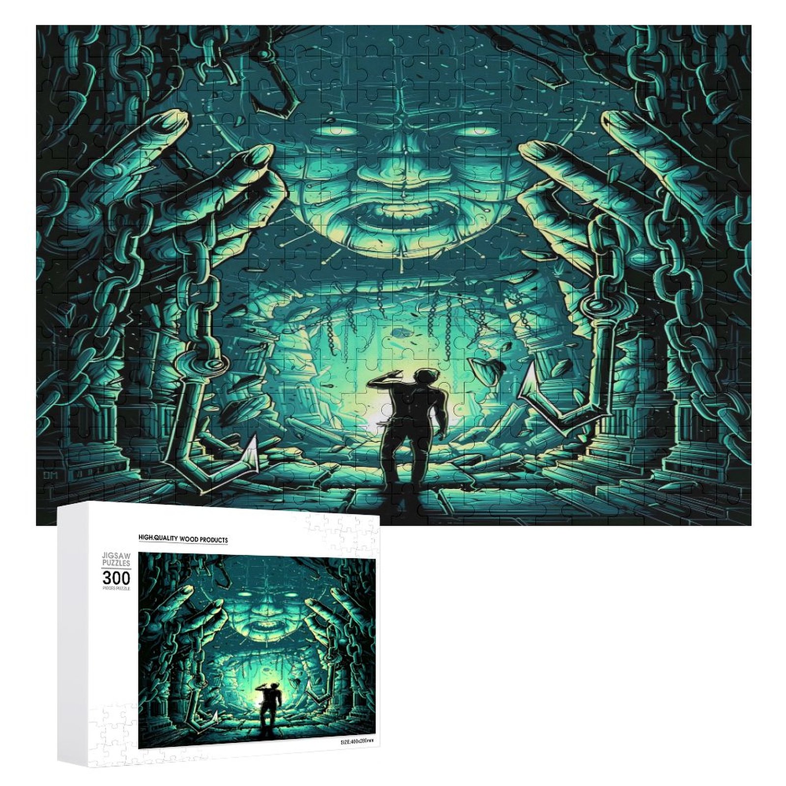 Pinhead Hellraiser Wooden Picture Puzzle-Eco-Friendly Wood, Educational ...