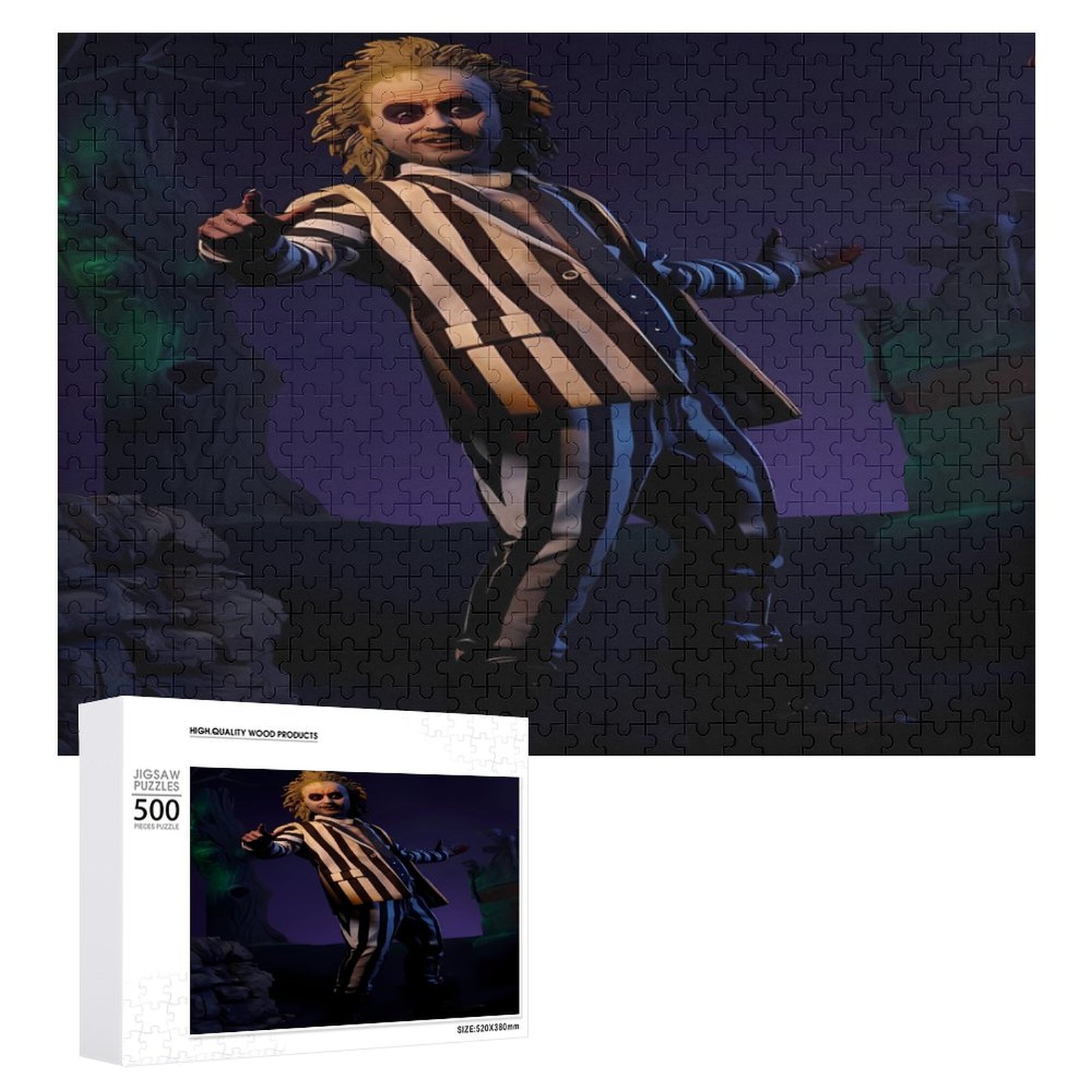 Pinhead Hellraiser Wooden Picture Puzzle-Eco-Friendly Wood, Educational ...