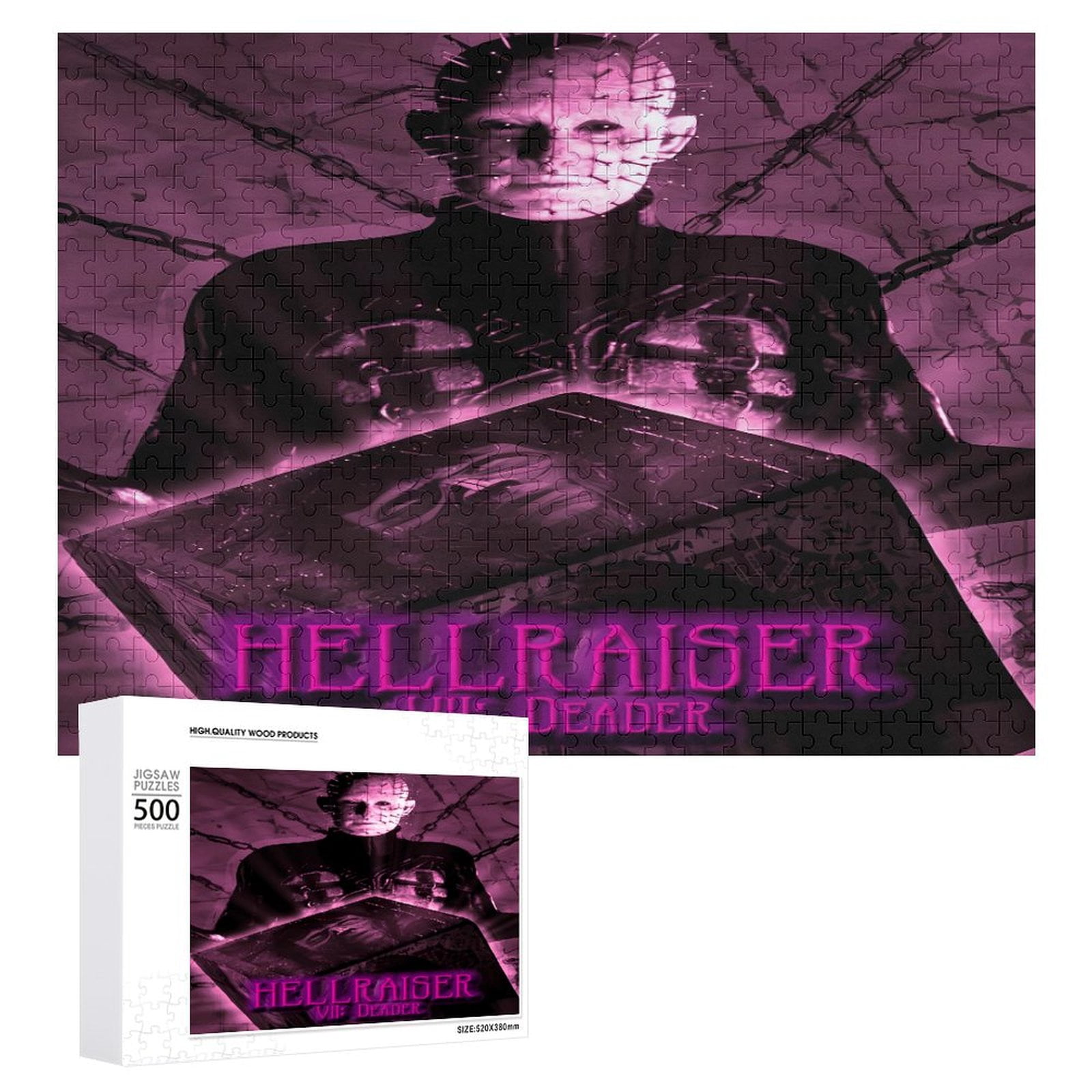Pinhead Hellraiser Wooden Picture Puzzle-Eco-Friendly Wood, Educational ...