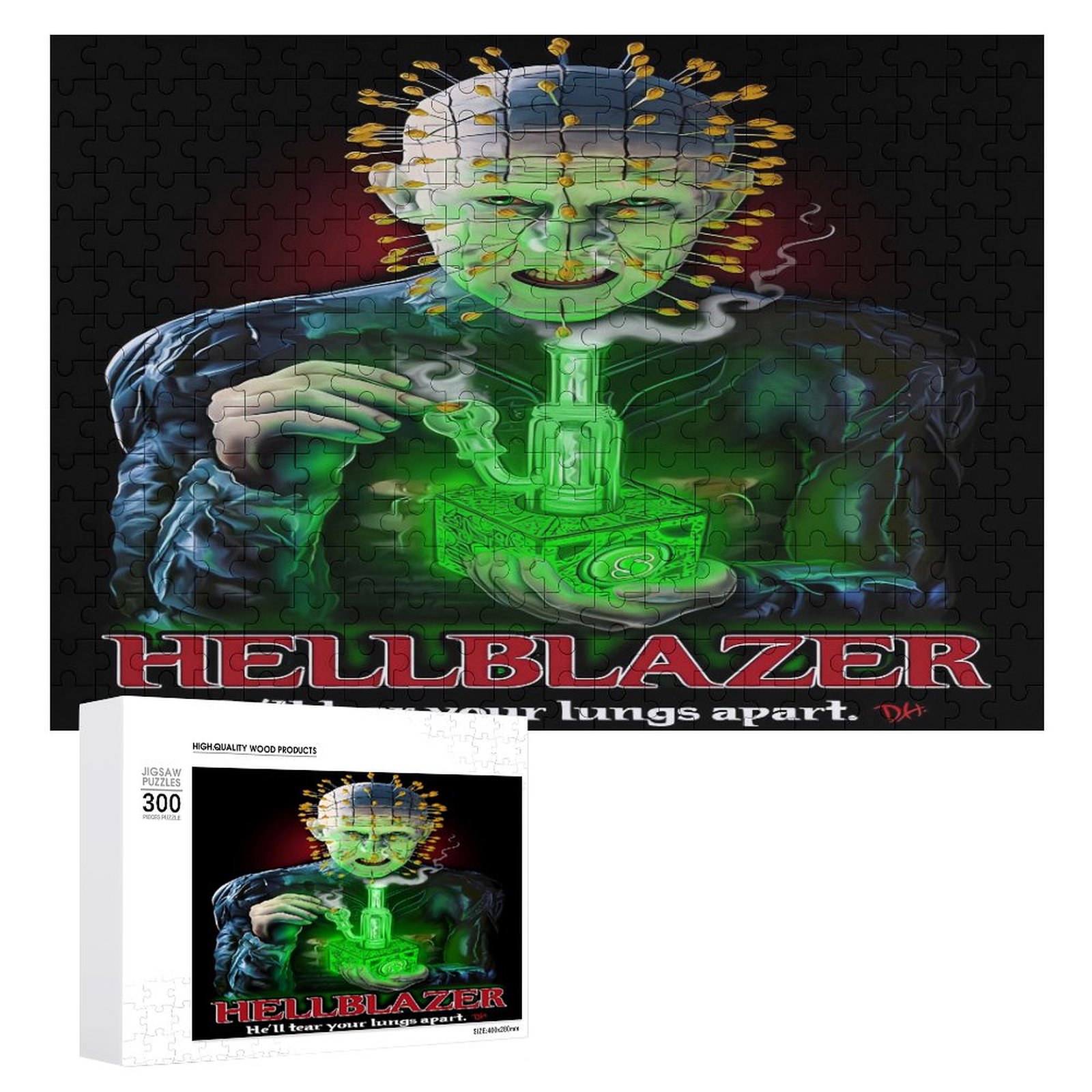 Pinhead Hellraiser Wooden Picture Puzzle-Eco-Friendly Wood, Educational ...