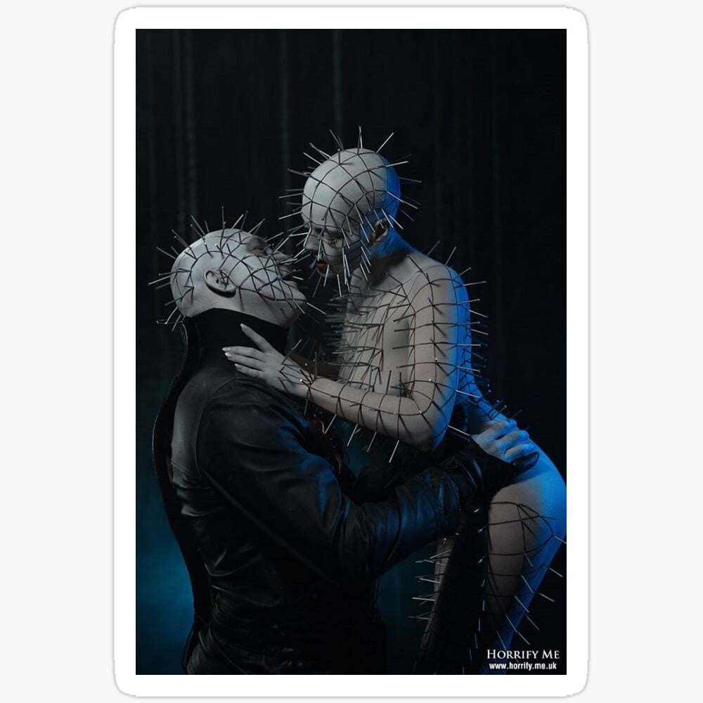 Pinhead Horror Movie Aesthetic Goth Sticker Phone Decal Water Bottle ...