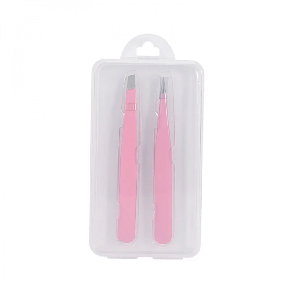 Pink 2/4Pcs High-Quality Eyebrow Tweezer Hair Beauty Fine Hairs Puller ...