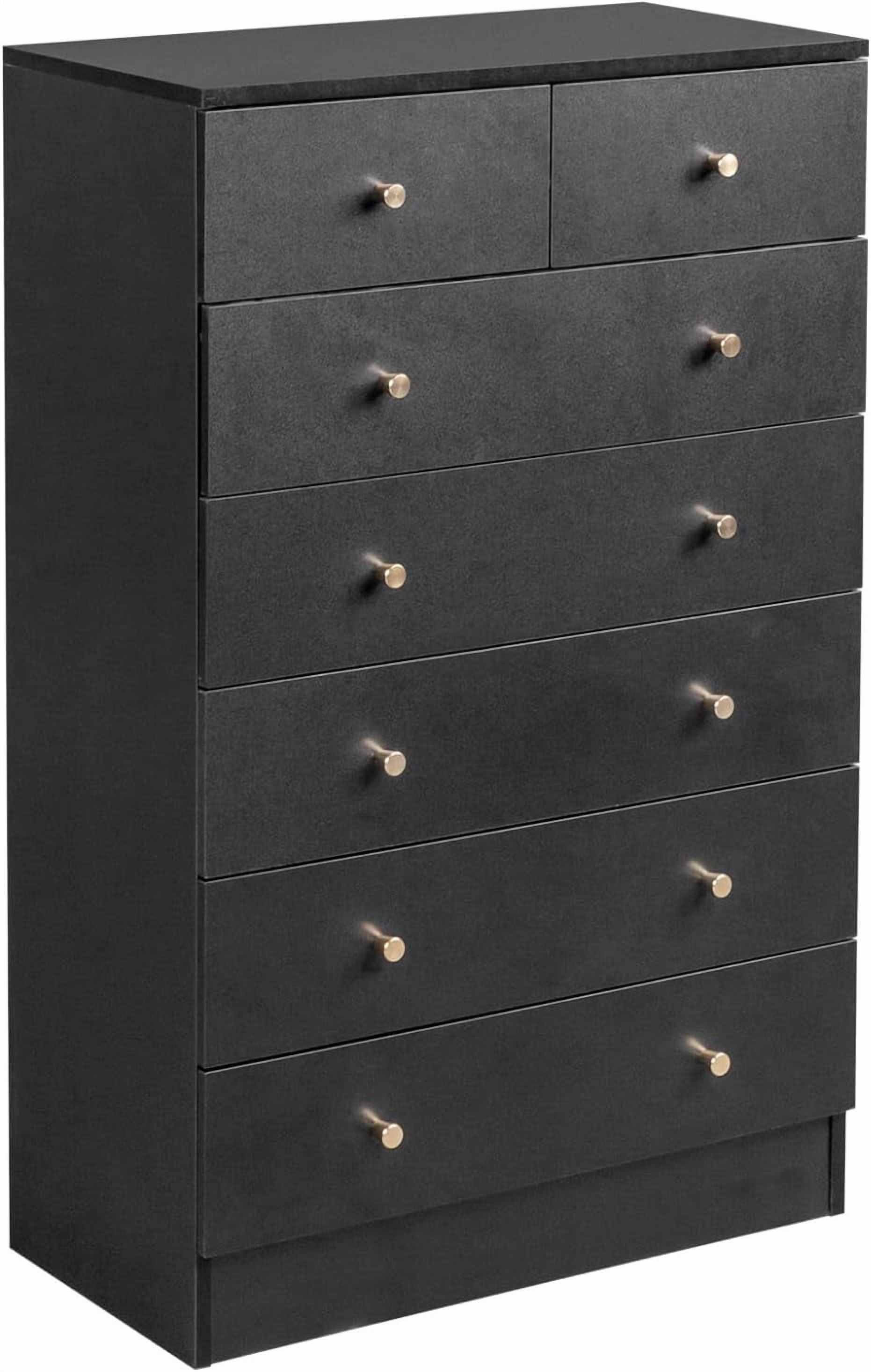 Pink 4 Drawer Dresser for Bedroom, Modern Wood Dresser Chest of Drawers ...