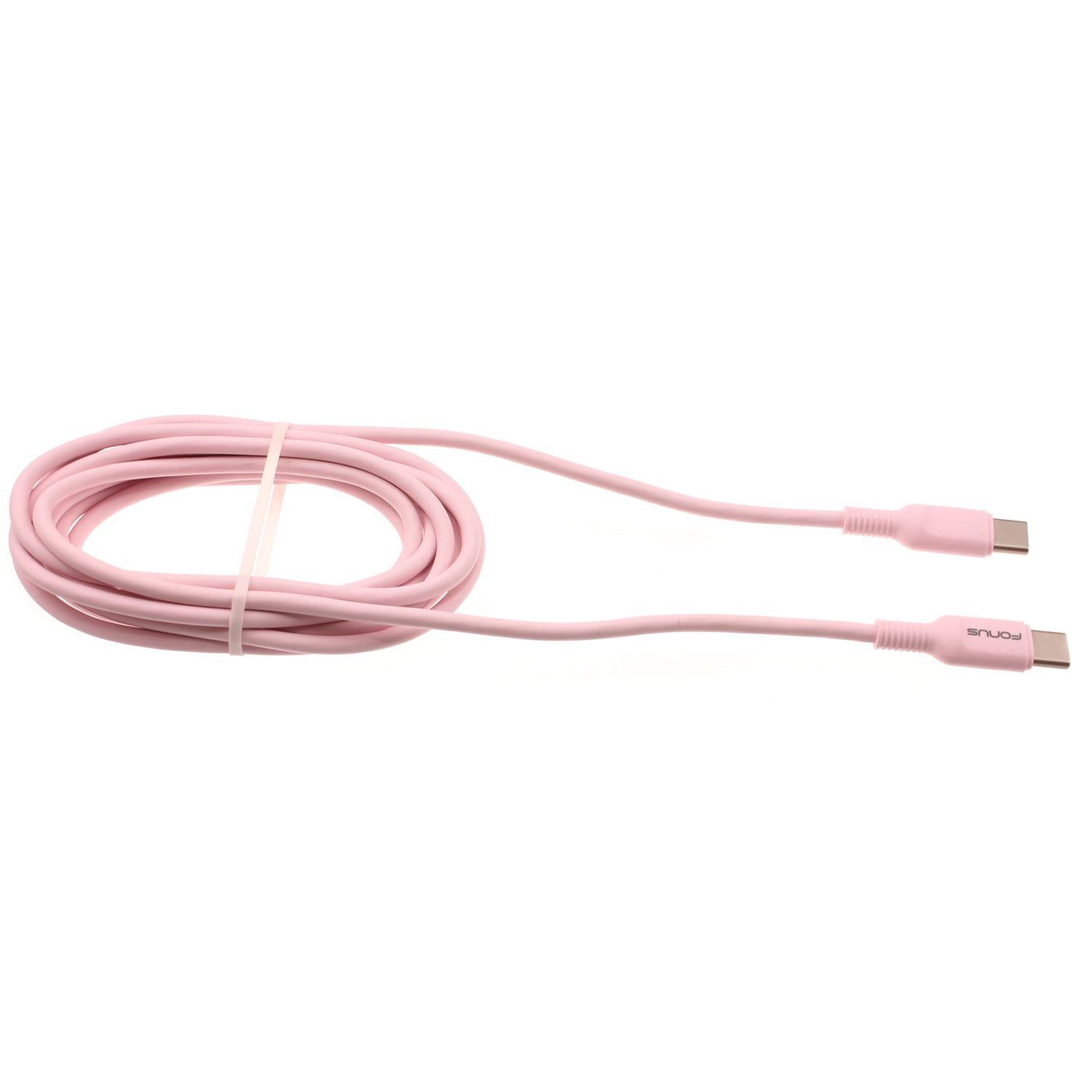 Pink 6ft Long Cable USB-C to Type-C for Motorola Razr (2023)/(2024 ...