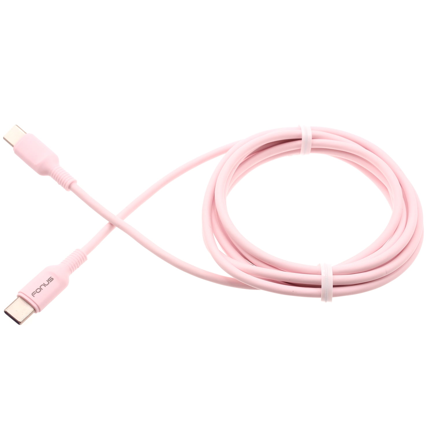 Pink 6ft Long Cable for T-Mobile REVVL Tab - USB-C to Type-C PD Fast ...