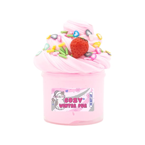Pink 70Ml Butter Colored Clay Pink Stretchy Diy Sensory Putty Fluffy ...