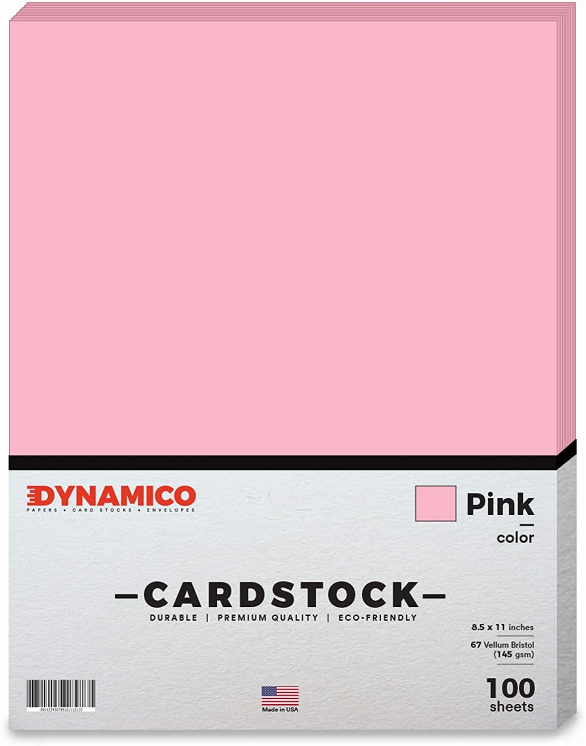 Pink 8.5 x 11" Pastel Color Cardstock Paper - for Cards and Stationery ...