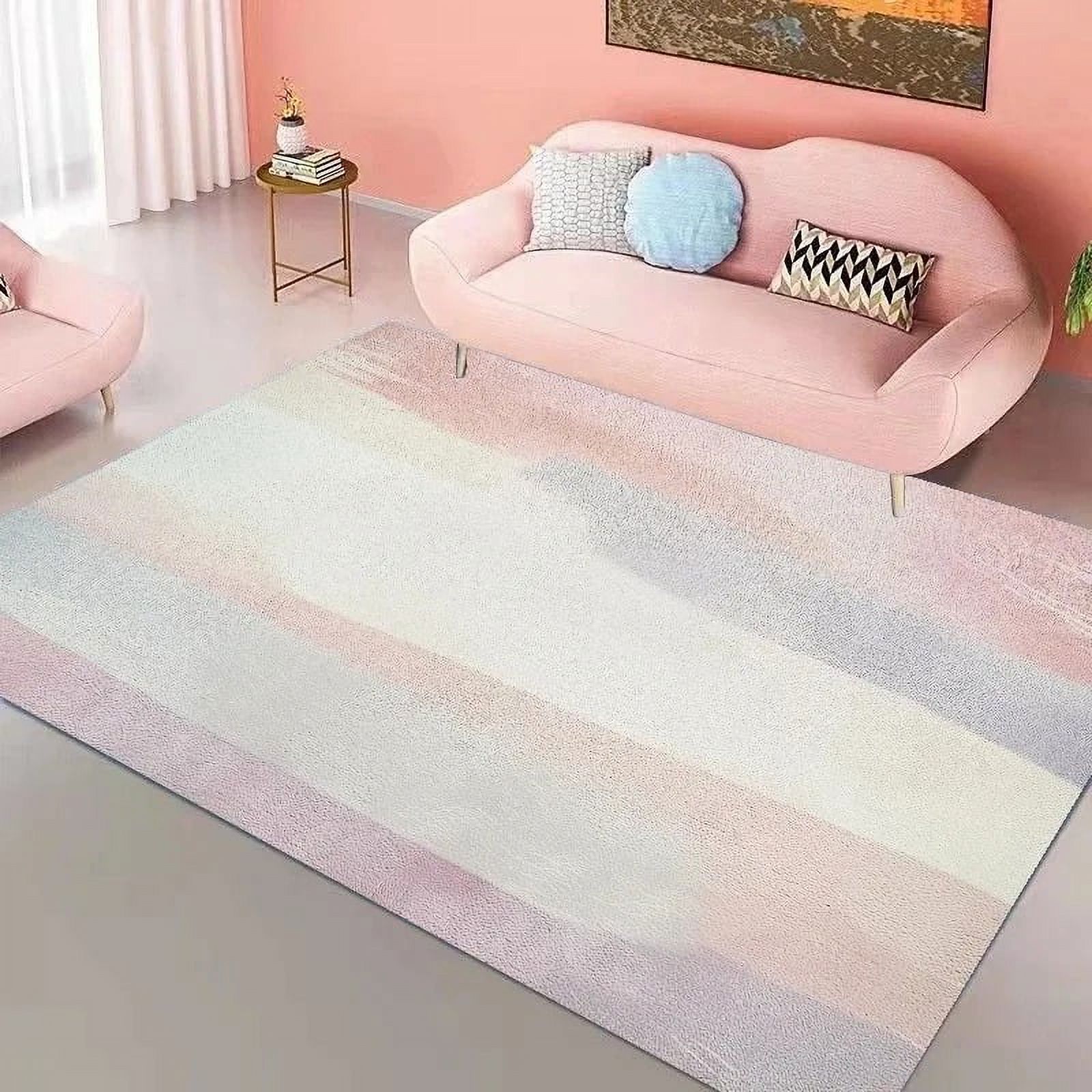 Pink Abstract carpet for living room Splash-ink Texture Bedroom ration ...