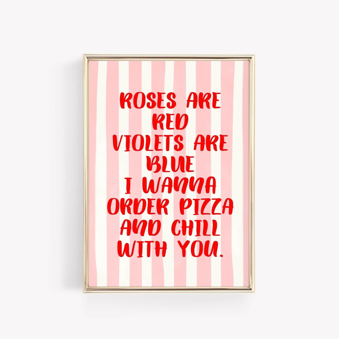 Pink Aesthetic Poster Art, Soft Romantic Decorative Wall Print ...