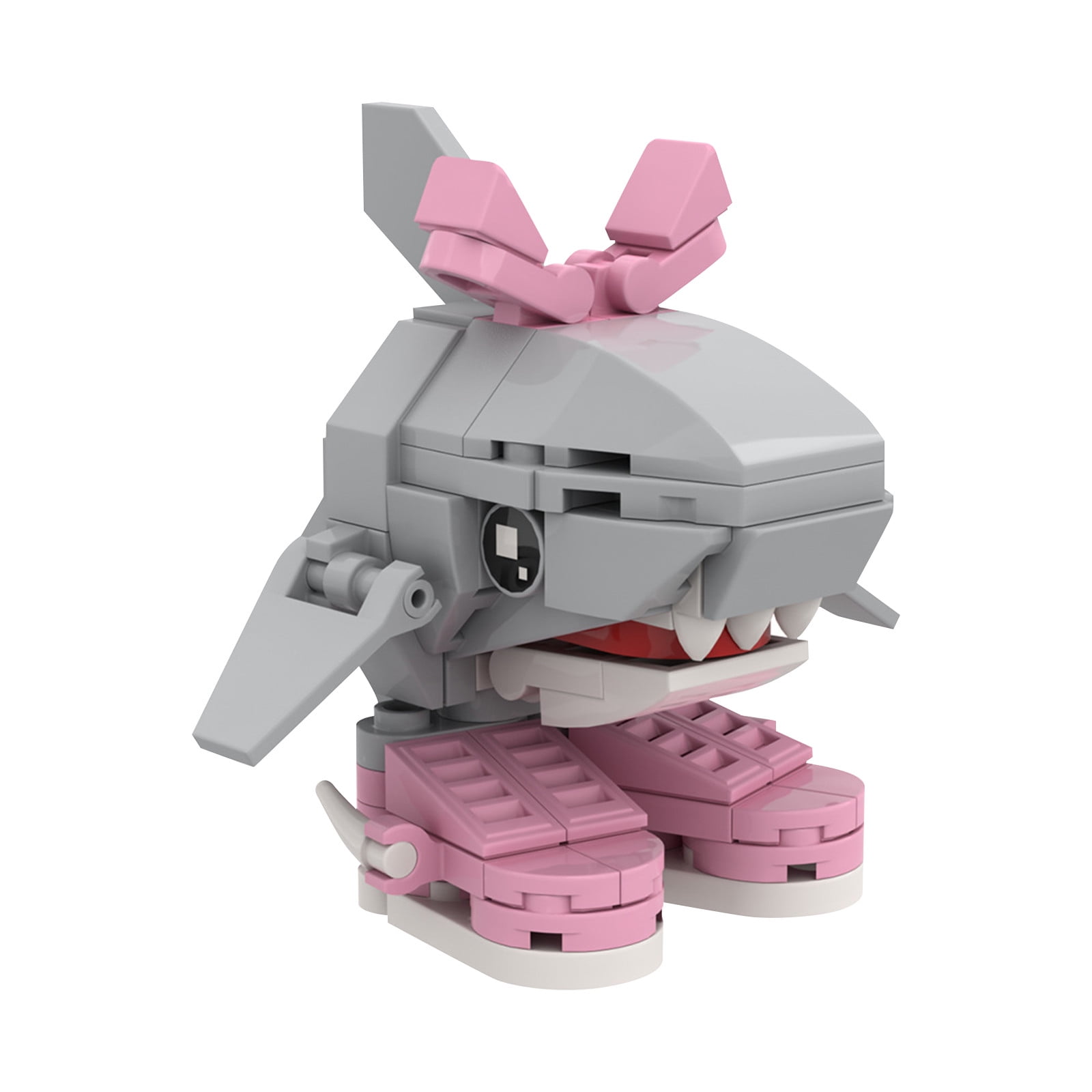 Pink Ai Italian Brainrot Animal Stem Educational Building Kit for Kids ...