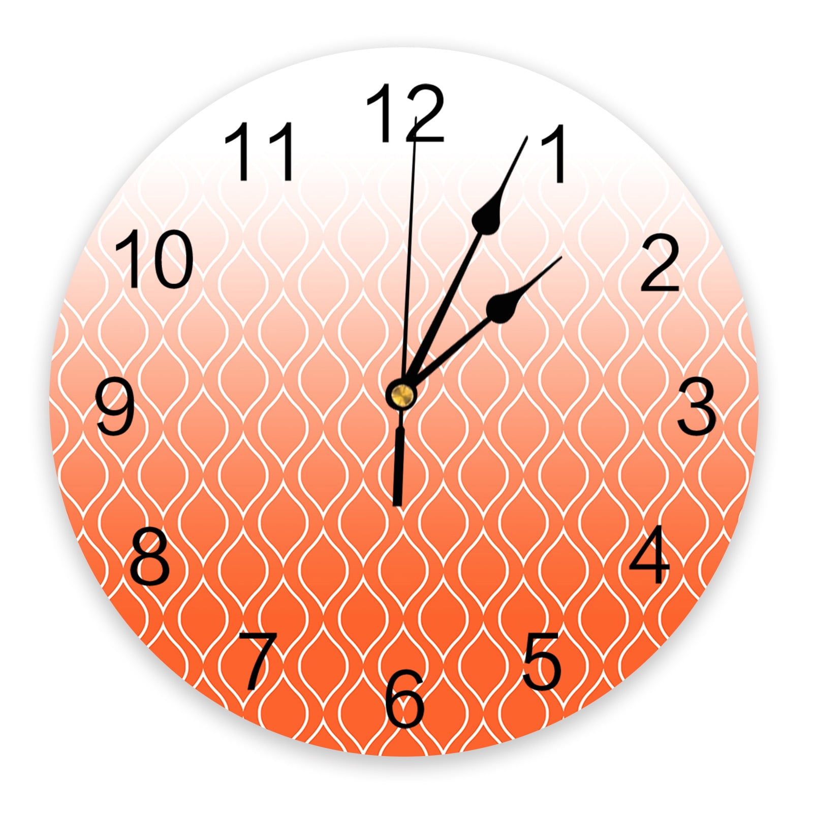 Pink And Grey Gradient s Printed PVC Wall Clock Modern Design Home r ...