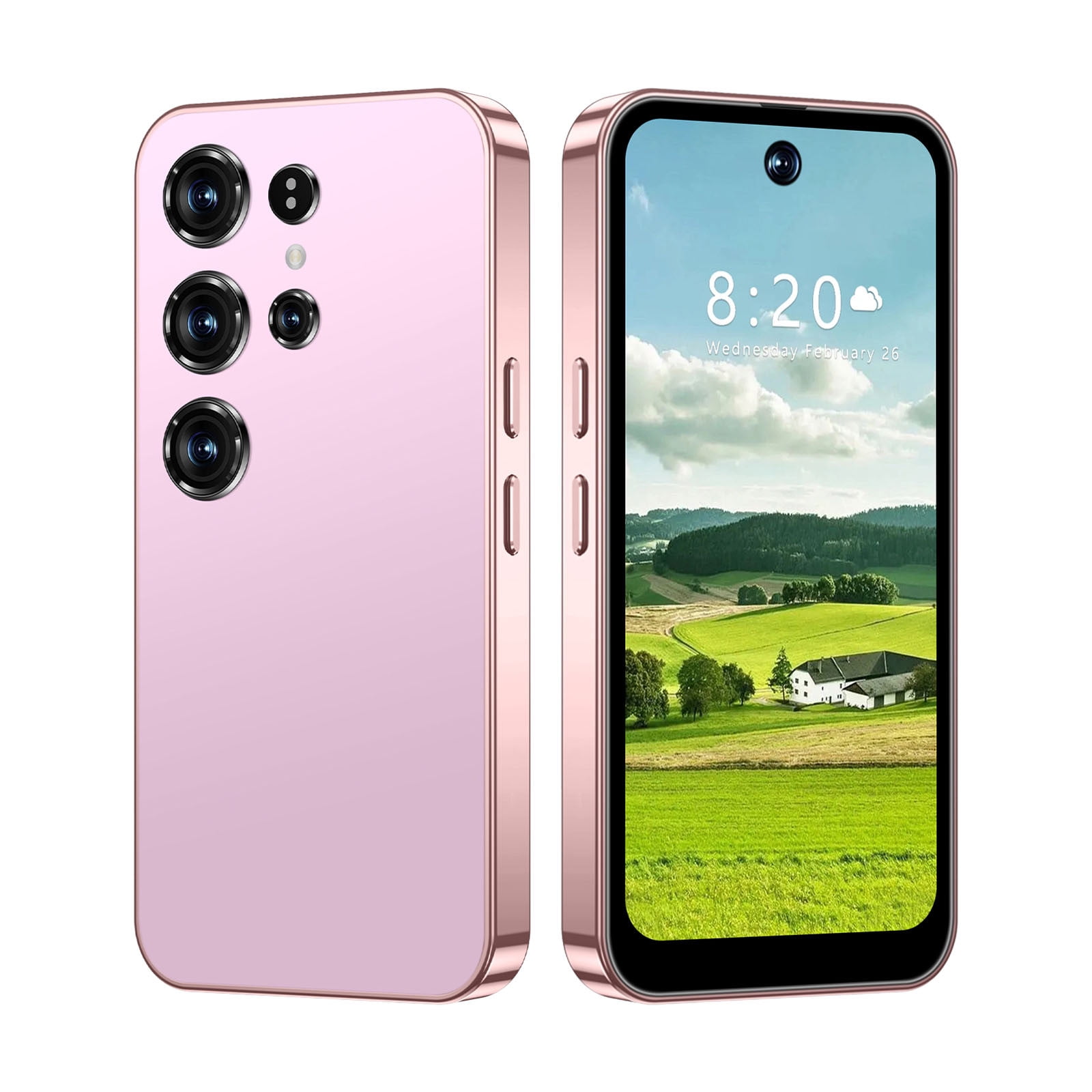 Pink Android Smartphone With 4 Inch Hd Screen 2Gb Ram 16Gb Rom 2Mp ...