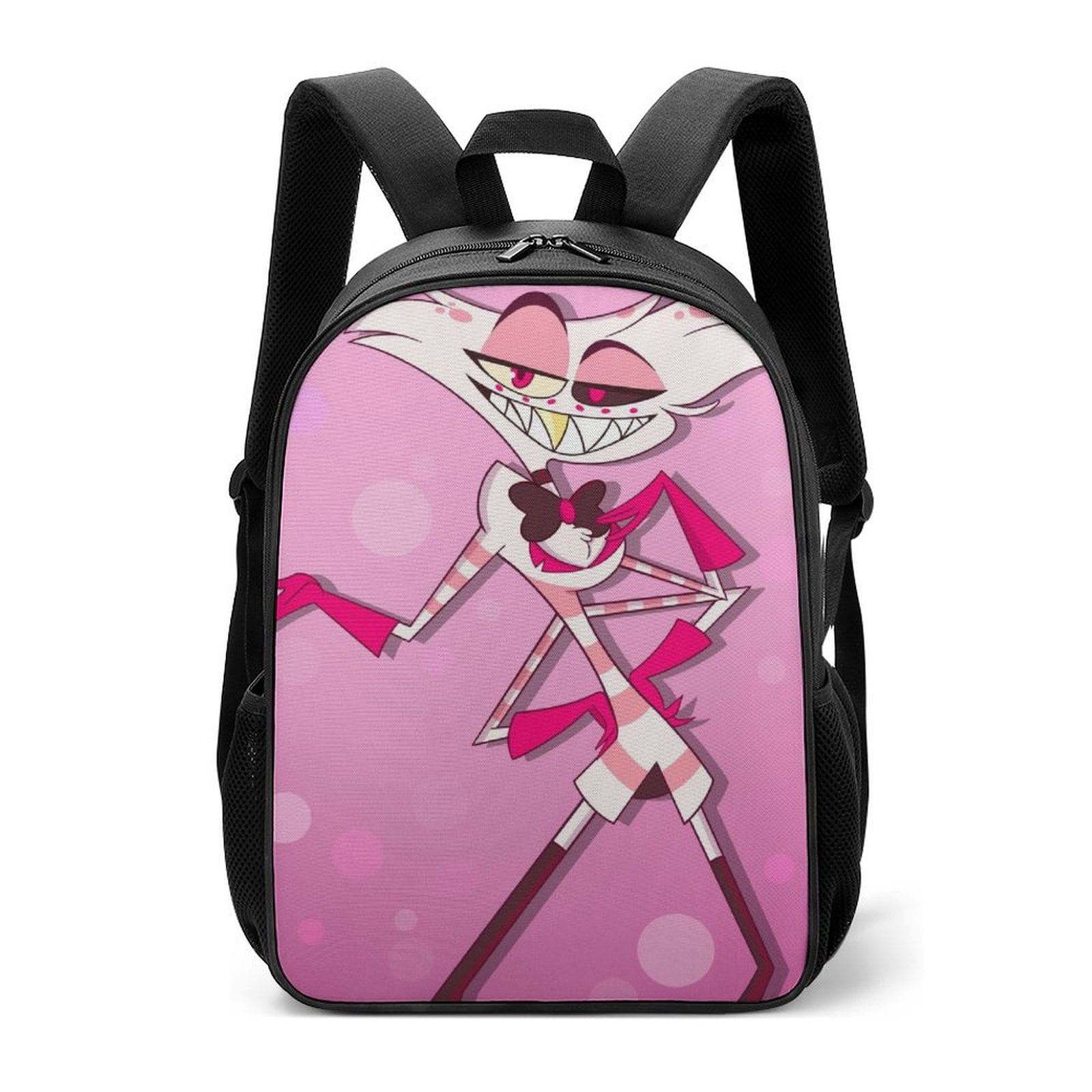 Pink Angel Dust Hazbin Hotel Backpack School Bag Multipurpose Daypack ...