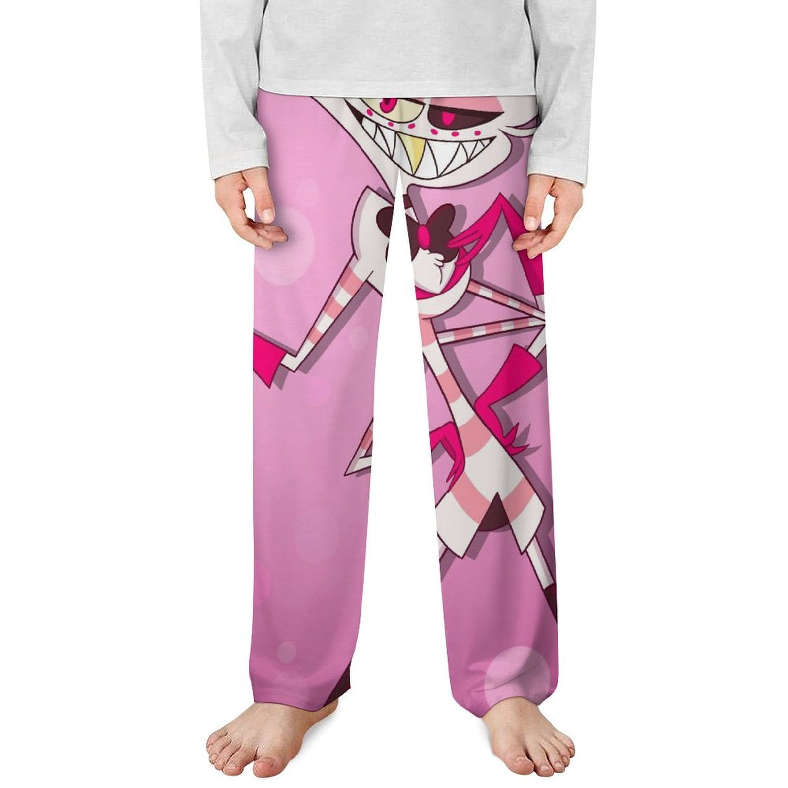 Pink Angel Dust Hazbin Hotel Children's Pajamas Lounge Straight Leg ...