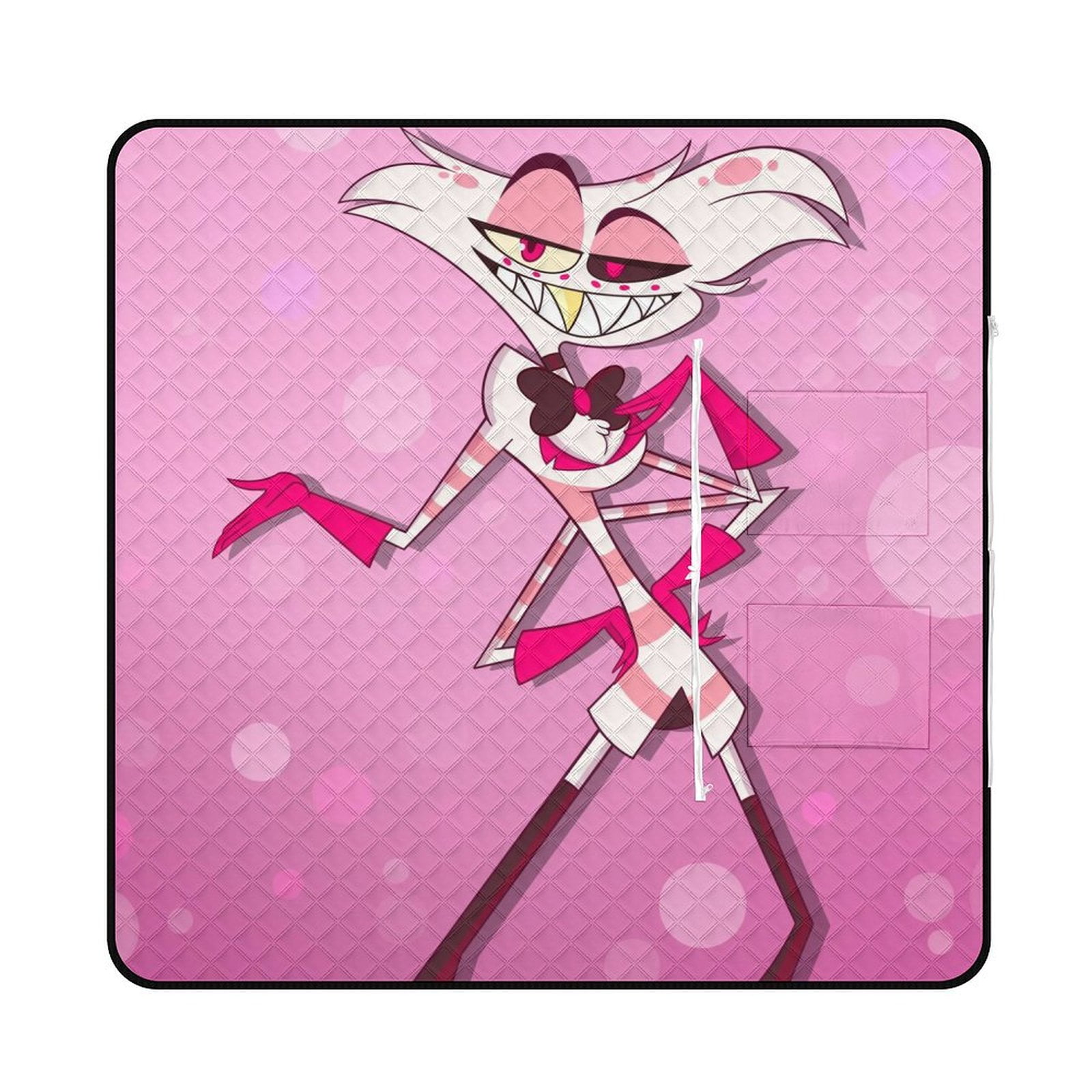 Pink Angel Dust Hazbin Hotel Picnic Mat Foldable Portable Tote Bag Baby ...