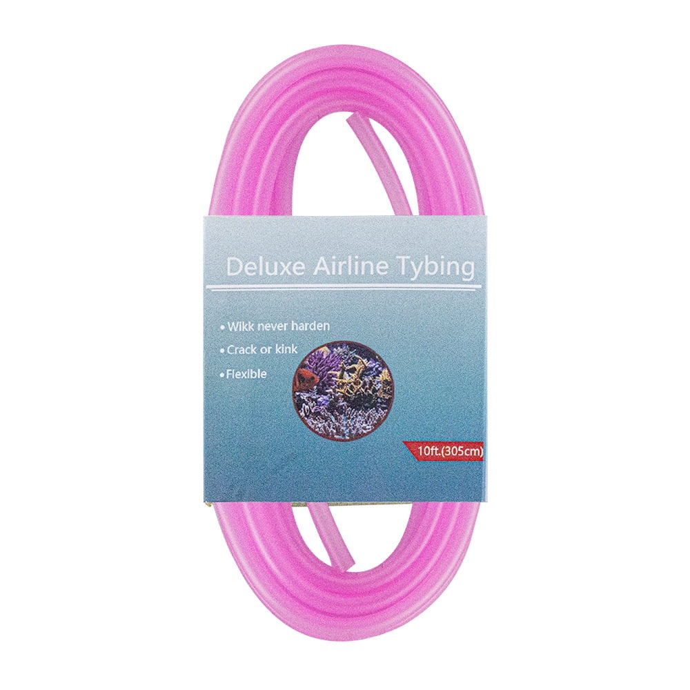 Pink Aquarium Air Hose 4*6mm - Shrimp-Boost PVC Oxygen Tubing for ...