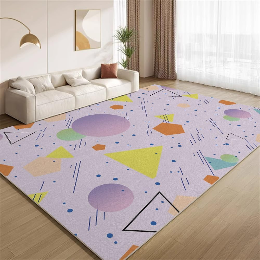Pink Arcade Area Rug 2x3ft Retro 90S Hipster Retro Rugs, 80S Hip Hop ...
