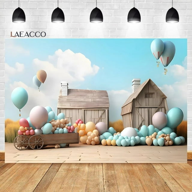 Pink Arch Balloons Floral Girl First Birthday Party Photography ...