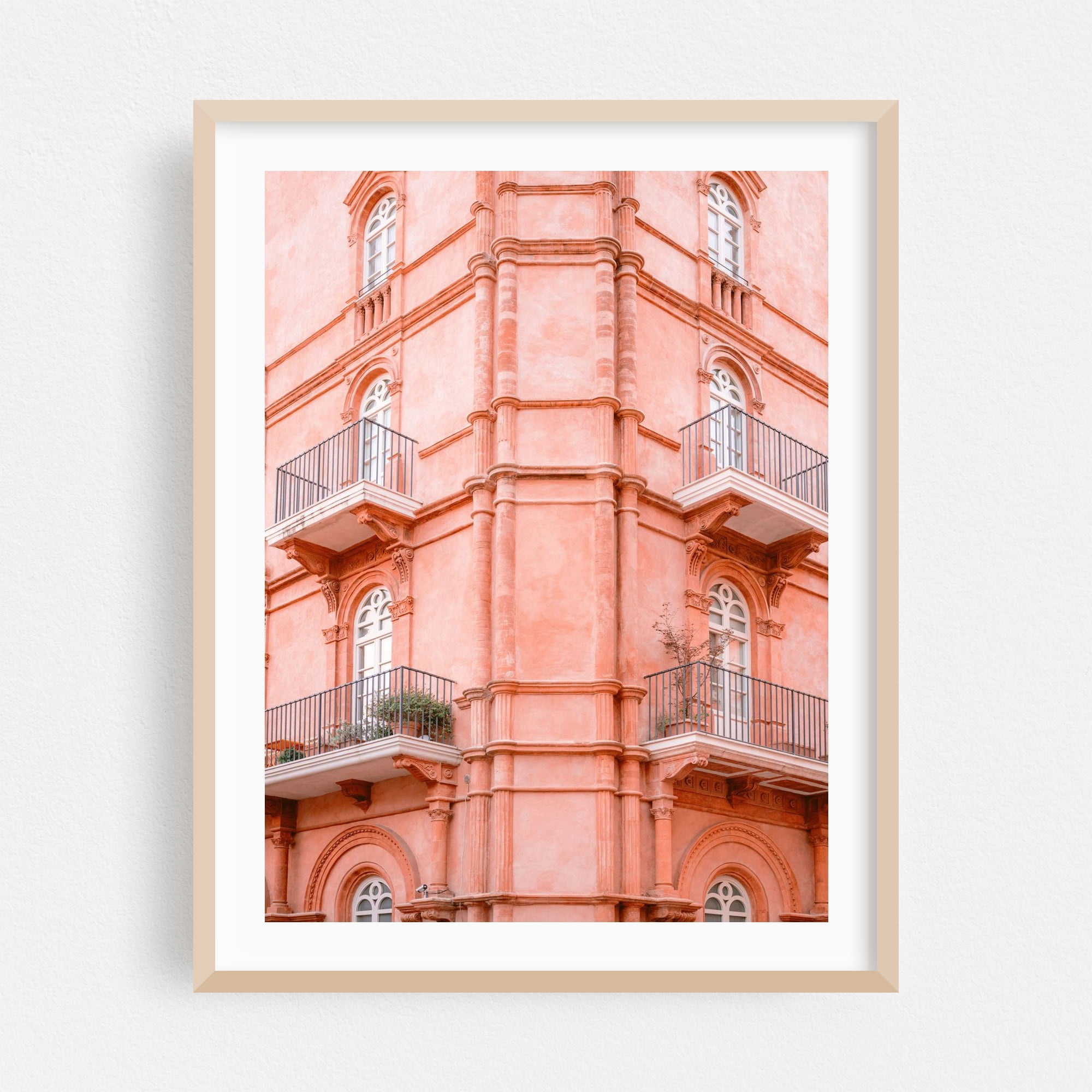 Pink Architecture in Umbria - Italy Travel Photography - Umbria Italy ...