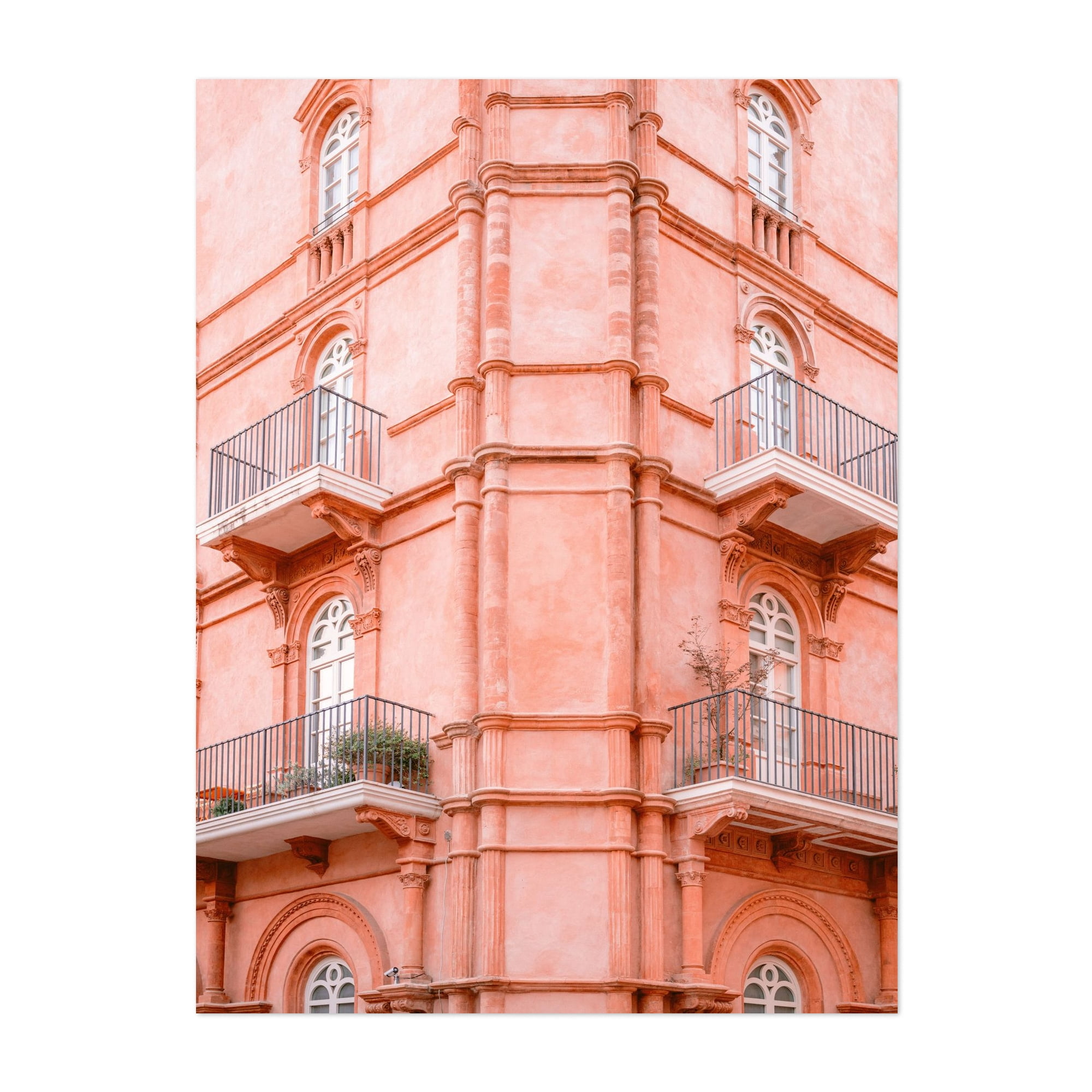 Pink Architecture in Umbria - Italy Travel Photography - Umbria Italy ...