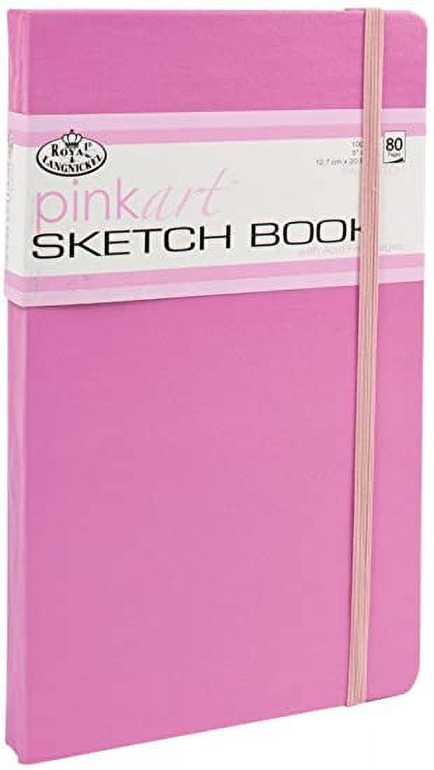 Pink Art Sketch Book, 80 sheets, 5"x8.25", Sketching Paper - Walmart.com