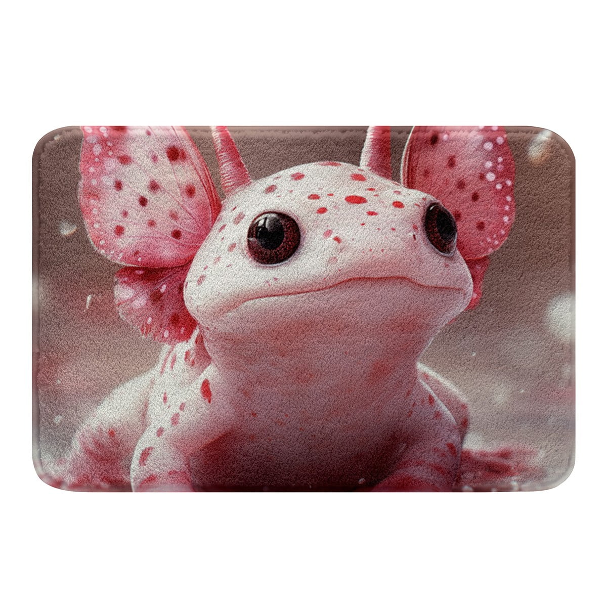 Pink Axolotl Bathroom Rug 3D Animal Theme Axolotl Bath Mat Non Slip ...