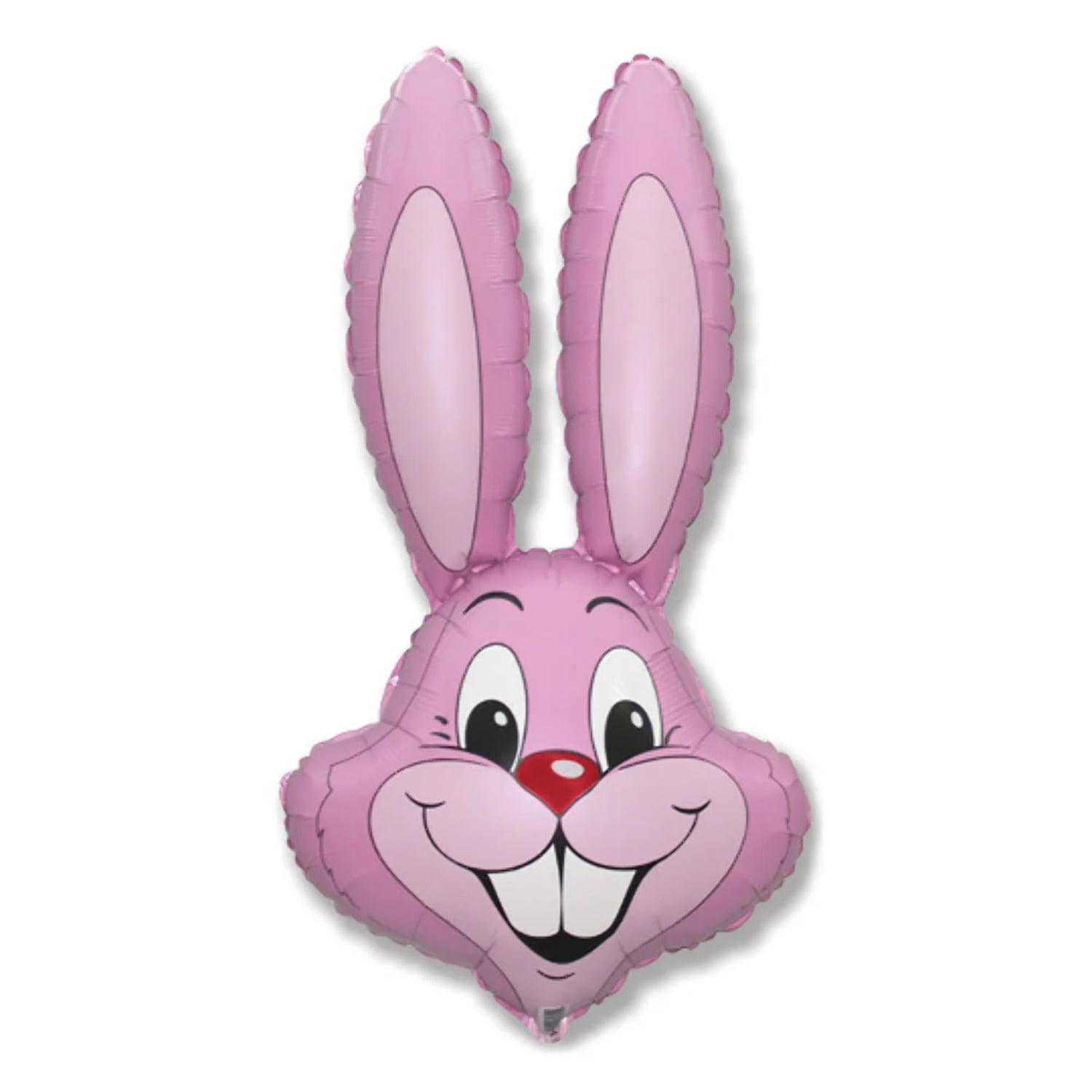 Pink BUNNY RABBIT Head Easter Spring Jumbo Shape 35" Mylar Foil Balloon ...