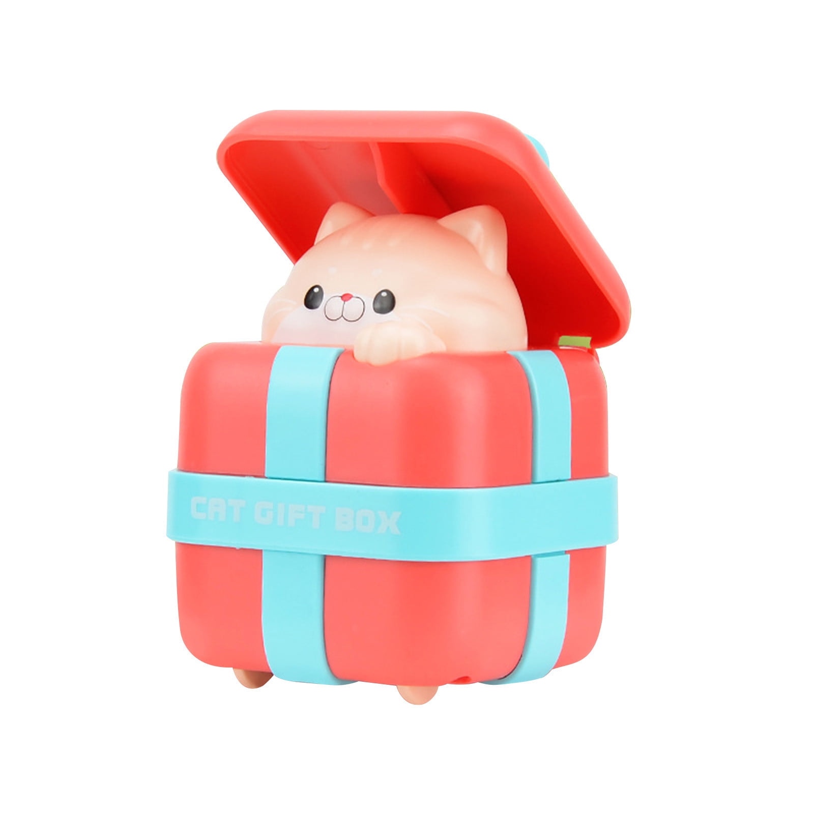 Pink Baby Anmal Model Sliding Car Toy Press And Go Mechanism Compact ...